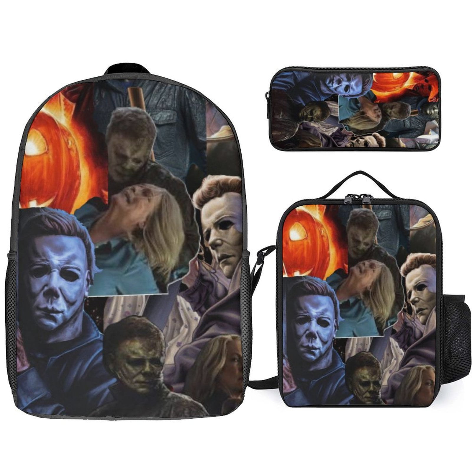 Michael Myers Halloween 3 Piece Set School Bag Set Daypack Backpack ...