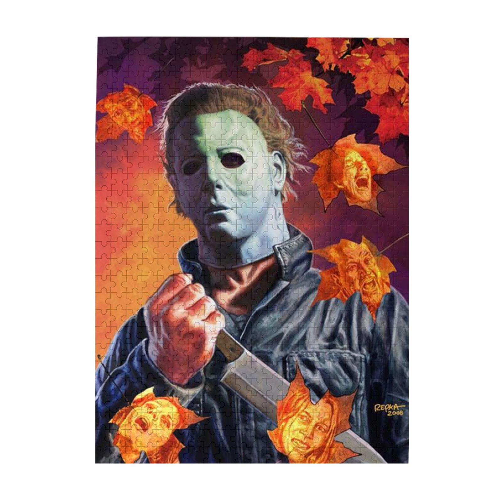 Michael Myers Halloween 500 Pieces Wooden Puzzle Jigsaw Puzzles For ...