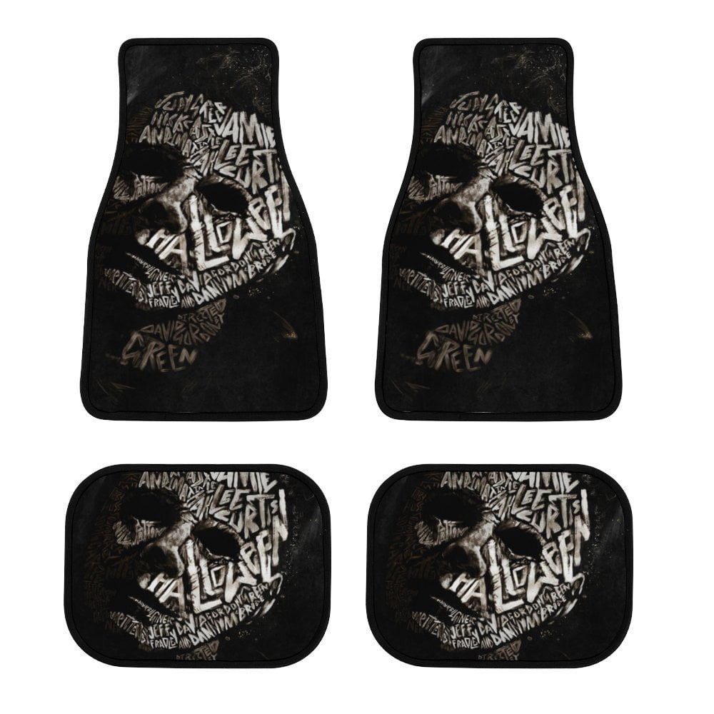 Michael Myers Halloween Car Floor Mats 4PC Set Anti Skid Vehicle Floor ...