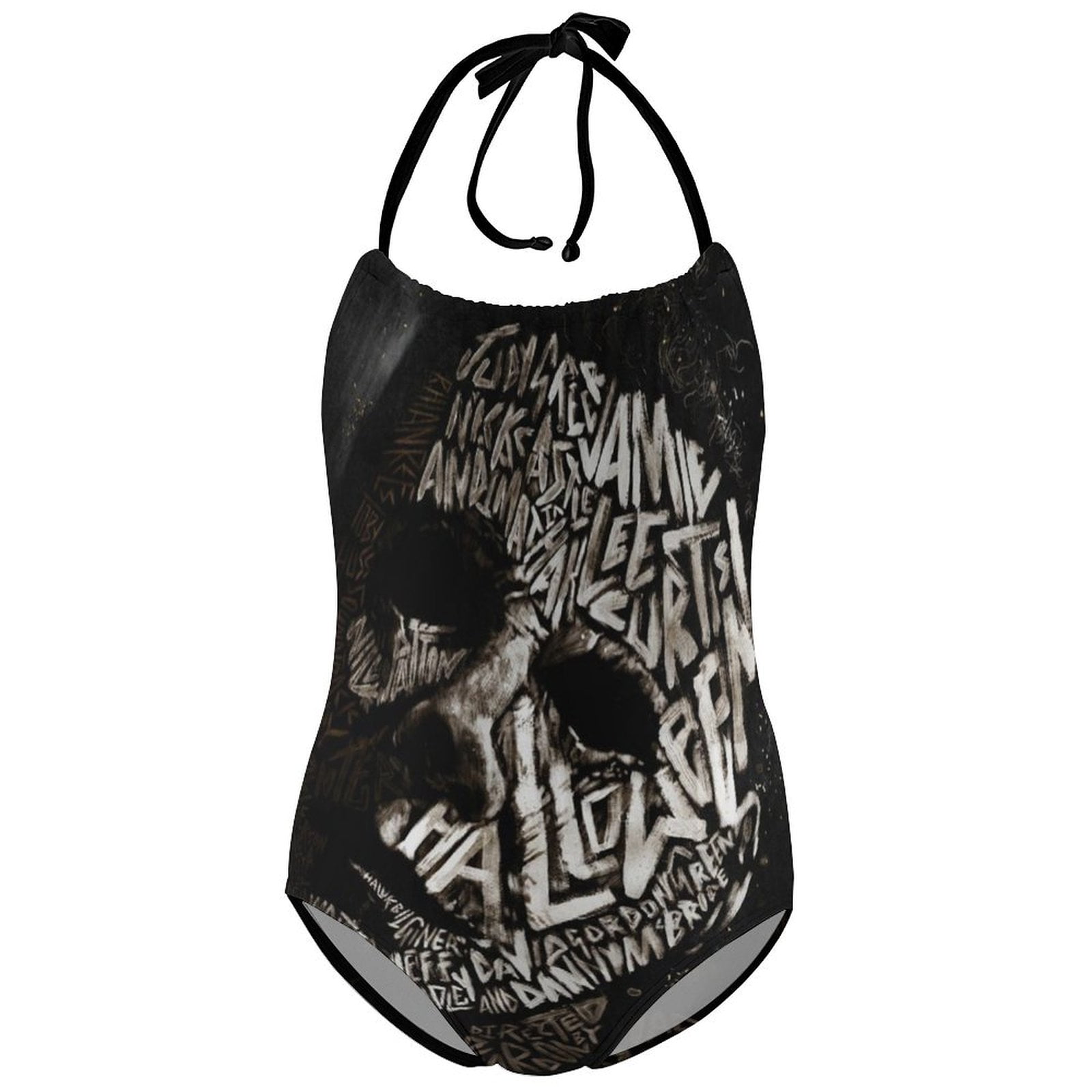 Michael Myers Halloween Girls One Piece Swimsuit Quick Dry Swimwear ...