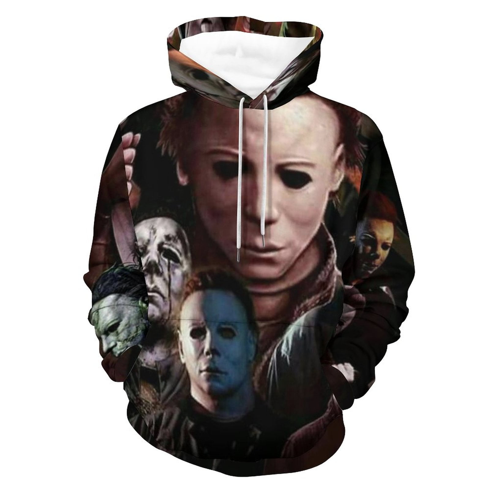 TKBIIuds Michael Myers Halloween Hoodie, Polyester Hooded Sweatshirt ...