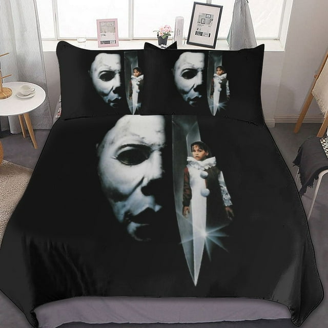 Michael Myers Halloween Horror 3 Piece Bedding Sets Decor Comforter ...