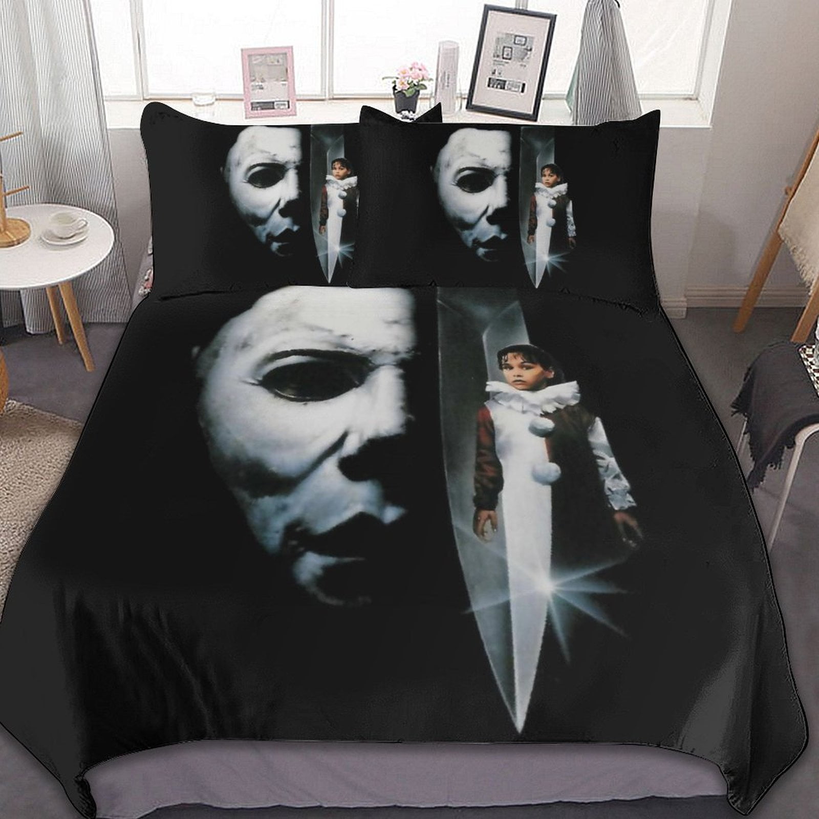 Michael Myers Halloween Horror 3 Piece Bedding Sets Decor Comforter ...