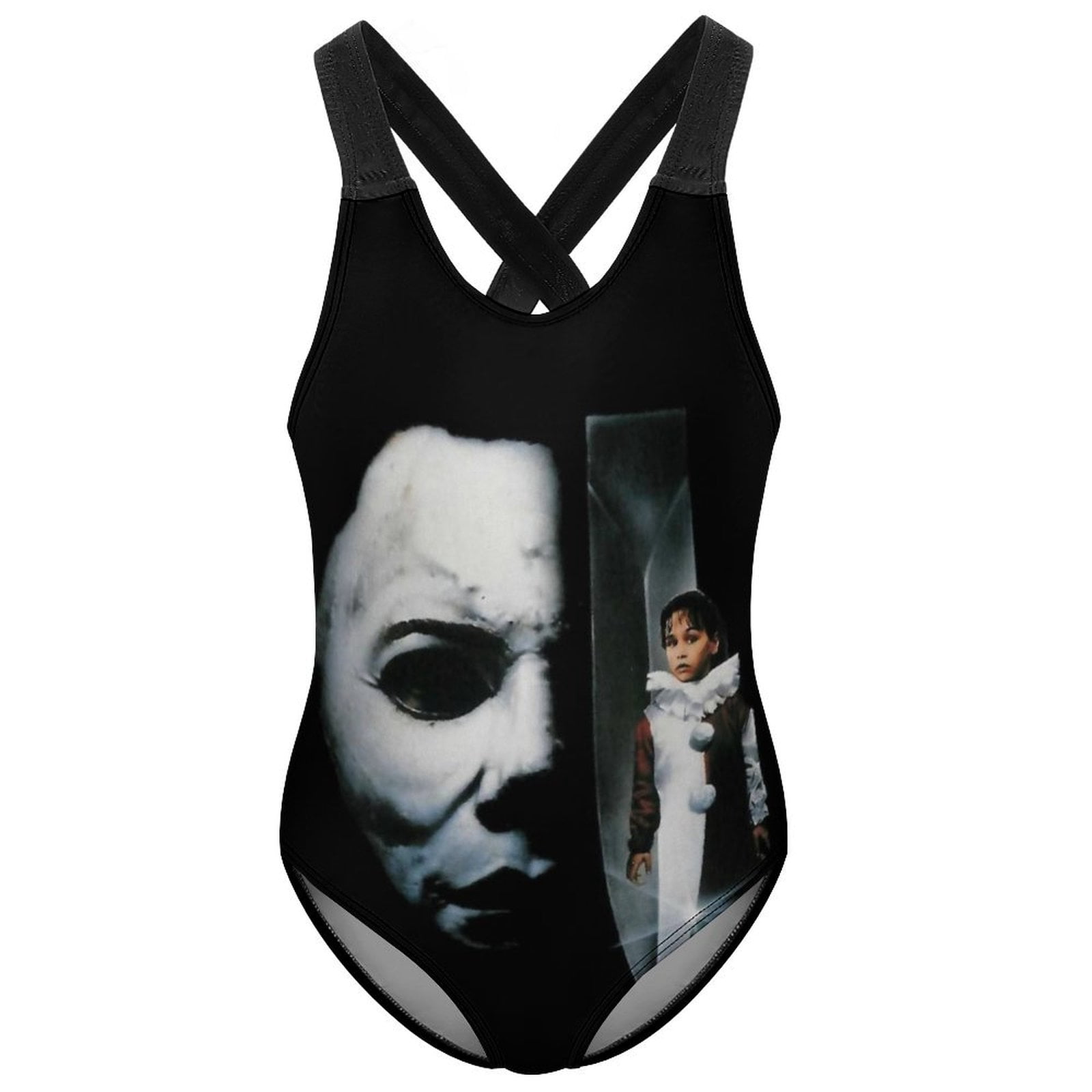 Michael Myers Halloween Horror Girl's One-piece Swimsuit Summer ...