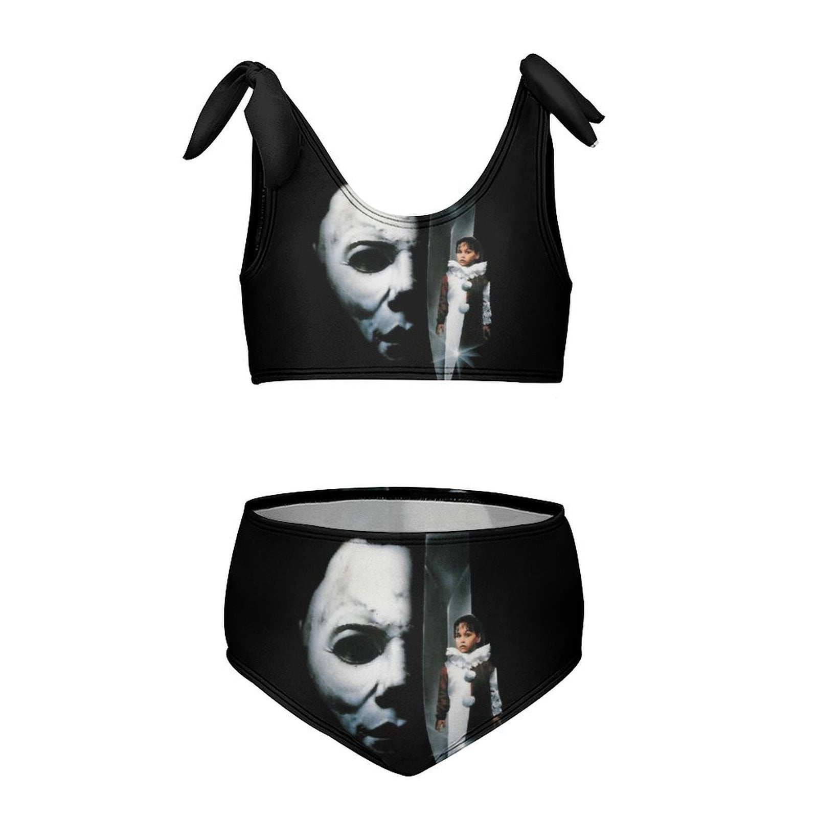 Michael Myers Halloween Horror Kid's Swimwear Two Piece Swimsuit Summer ...