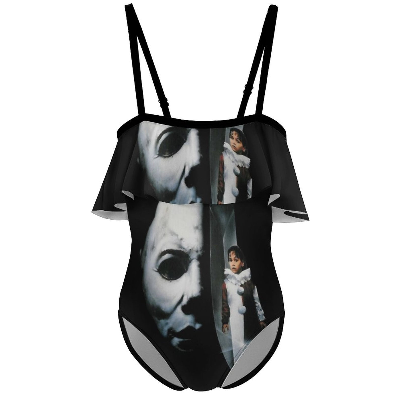 Michael Myers Halloween Horror Kids One-piece Swimsuit Adjustable Off ...