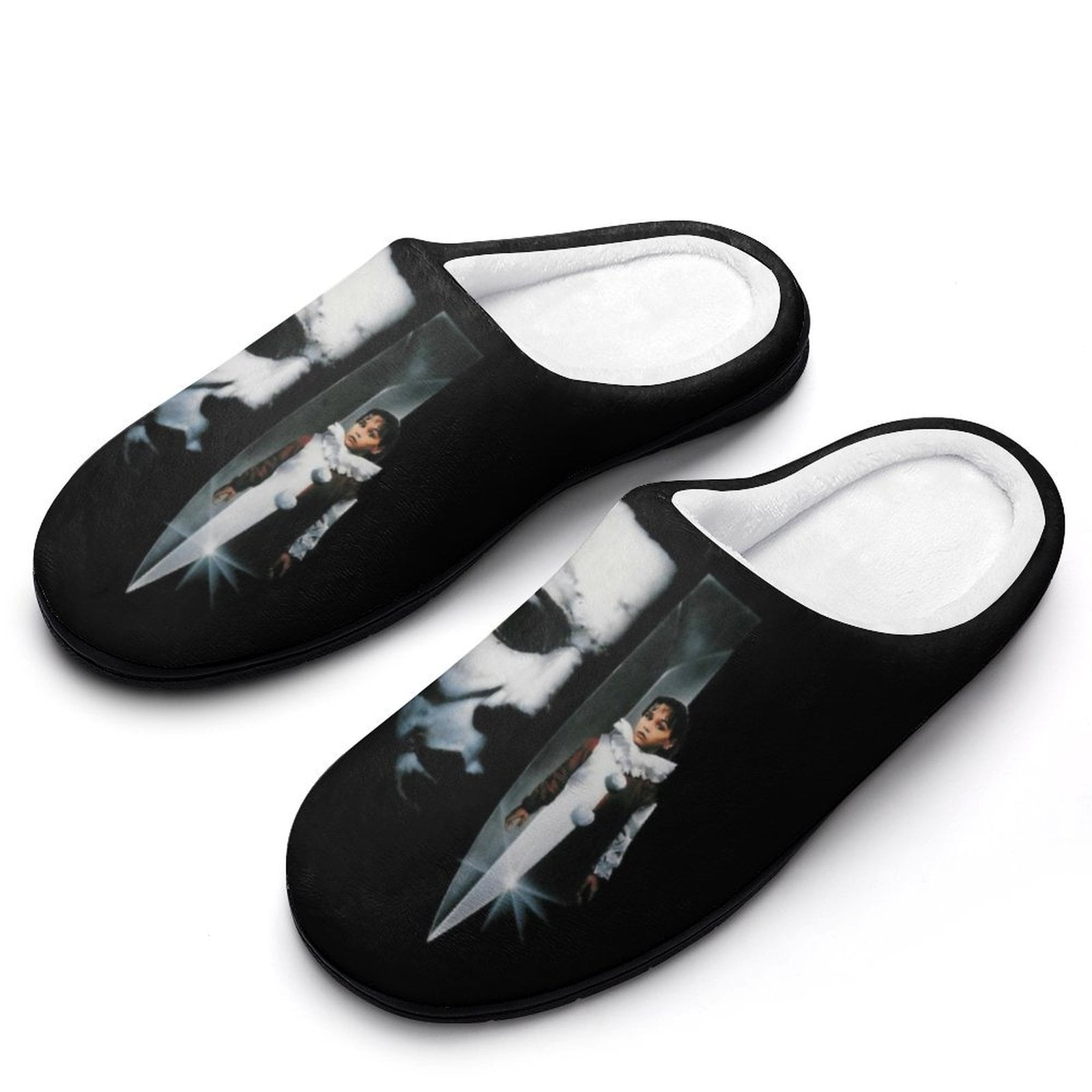 Michael Myers Halloween Horror Men's Cotton Slippers Winter Fuzzy ...