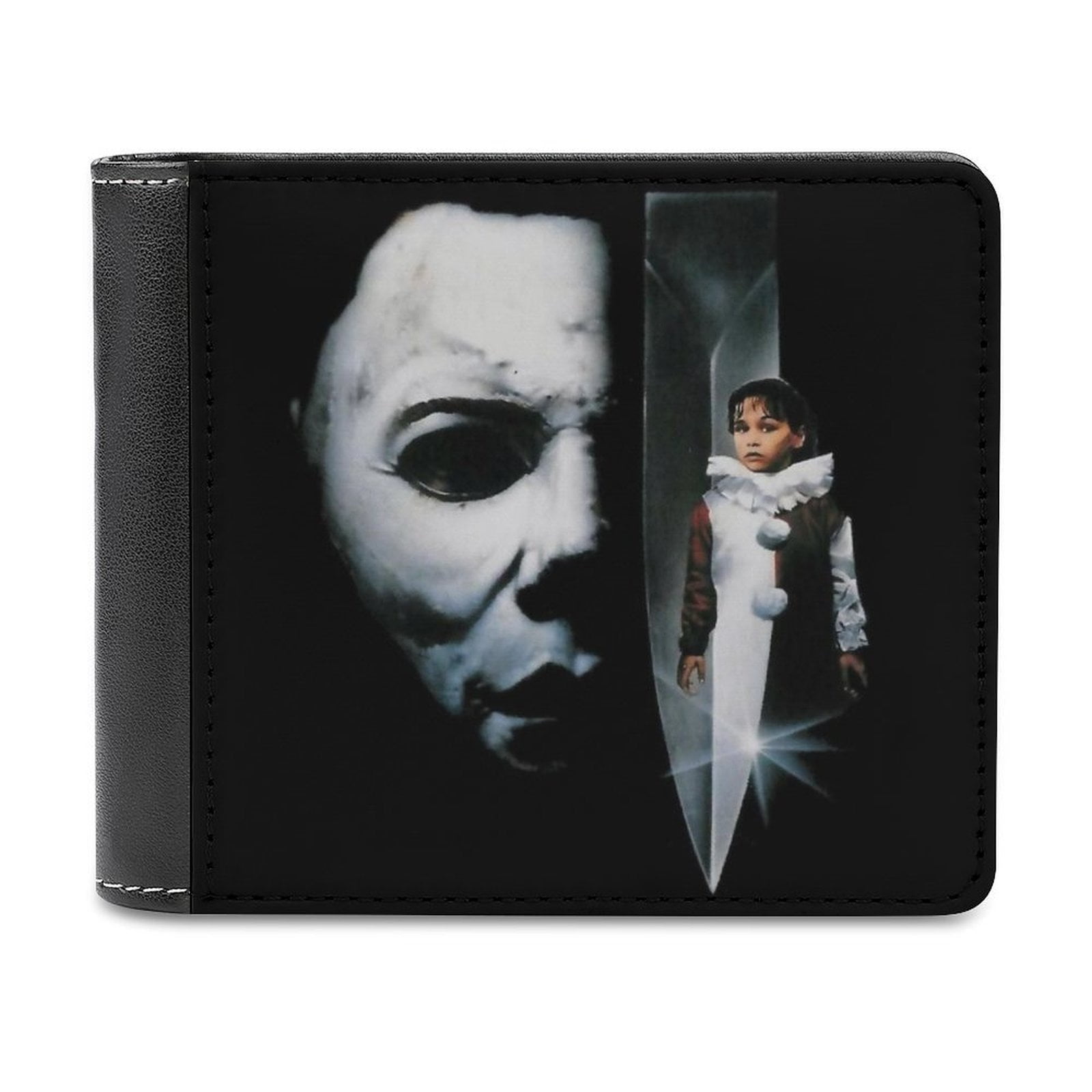 Michael Myers Halloween Horror PU Leather Wallet With Card Slots Bifold ...