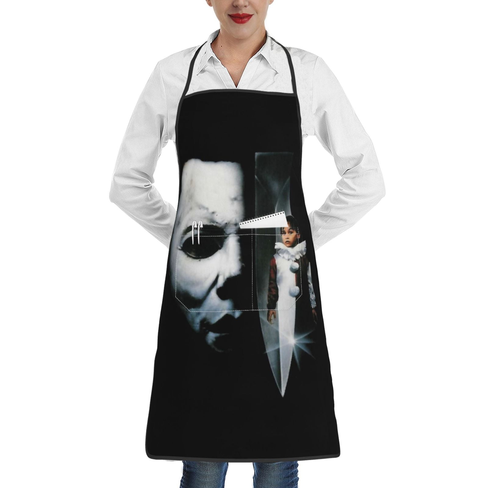 Michael Myers Halloween Horror Waterproof Apron Home Decor Kitchen ...