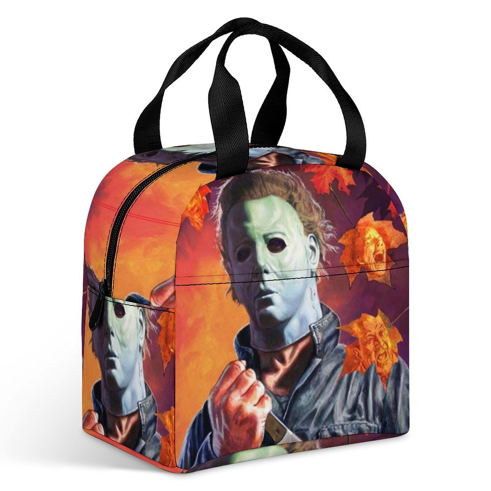 Michael Myers Halloween Insulated Lunch Bag Resuable Cooler Bag Lunch ...