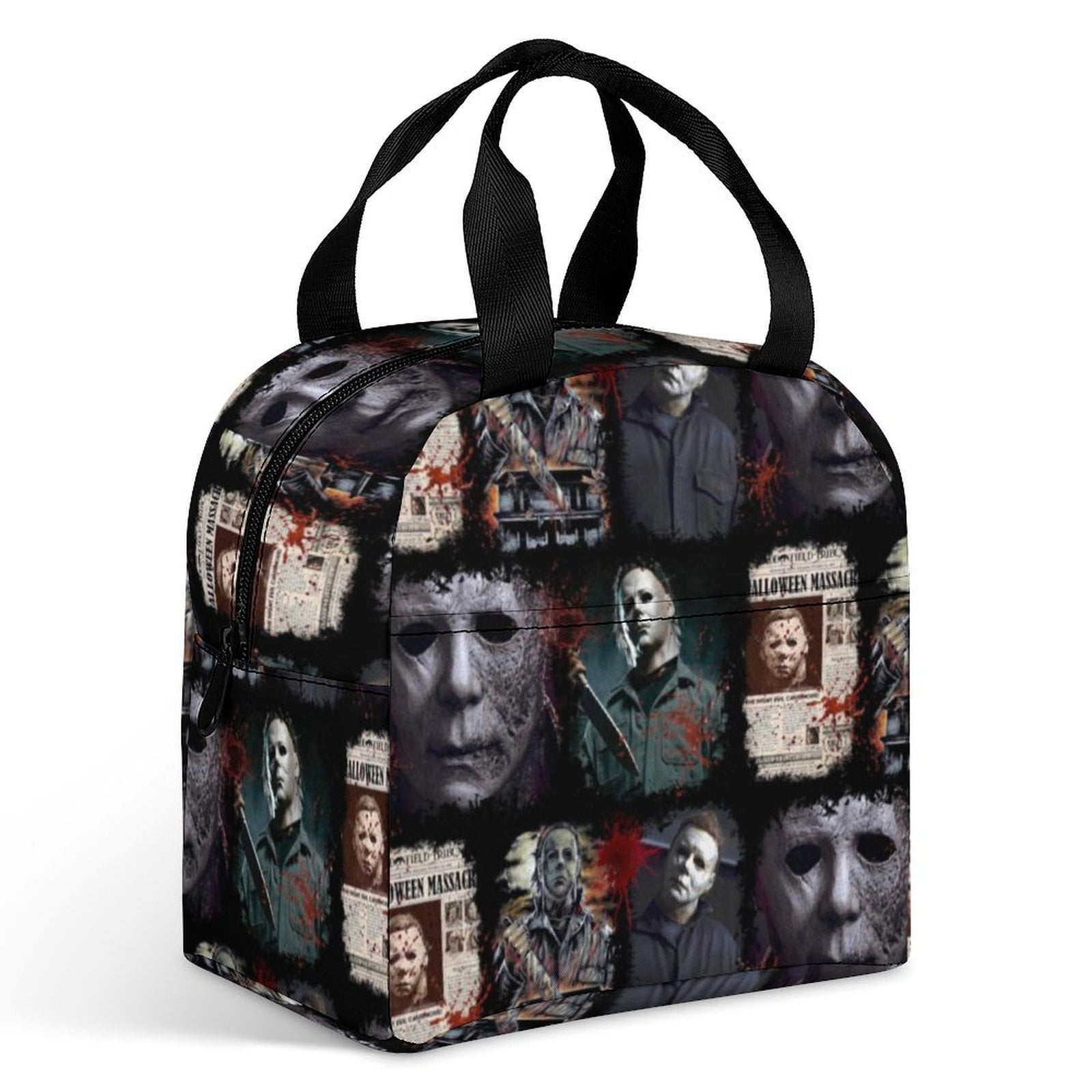 Michael Myers Halloween Insulated Lunch Bag Resuable Cooler Bag Lunch ...
