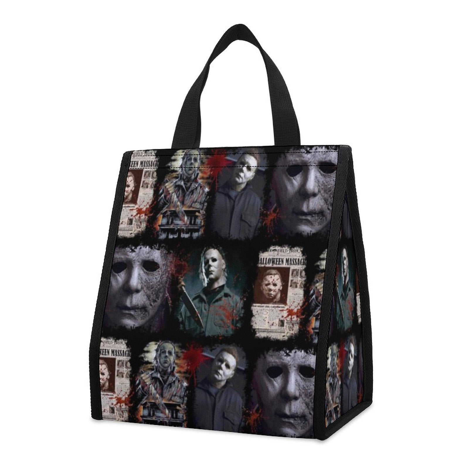 Michael Myers Halloween Lunch Bag Reusable Portable Lunch Tote Thermal ...