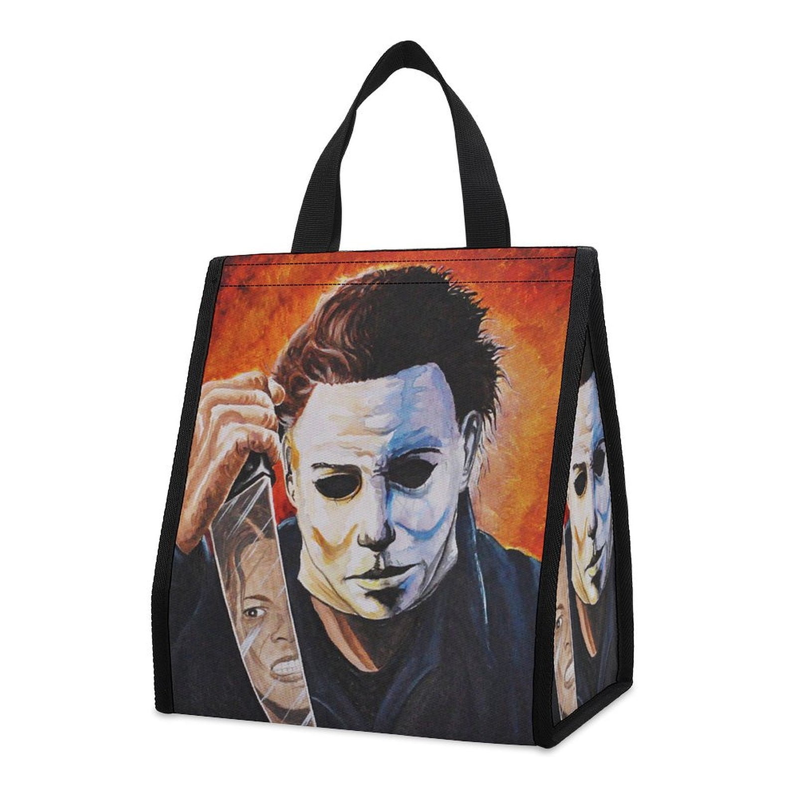 Michael Myers Halloween Lunch Bag Reusable Portable Lunch Tote Thermal ...