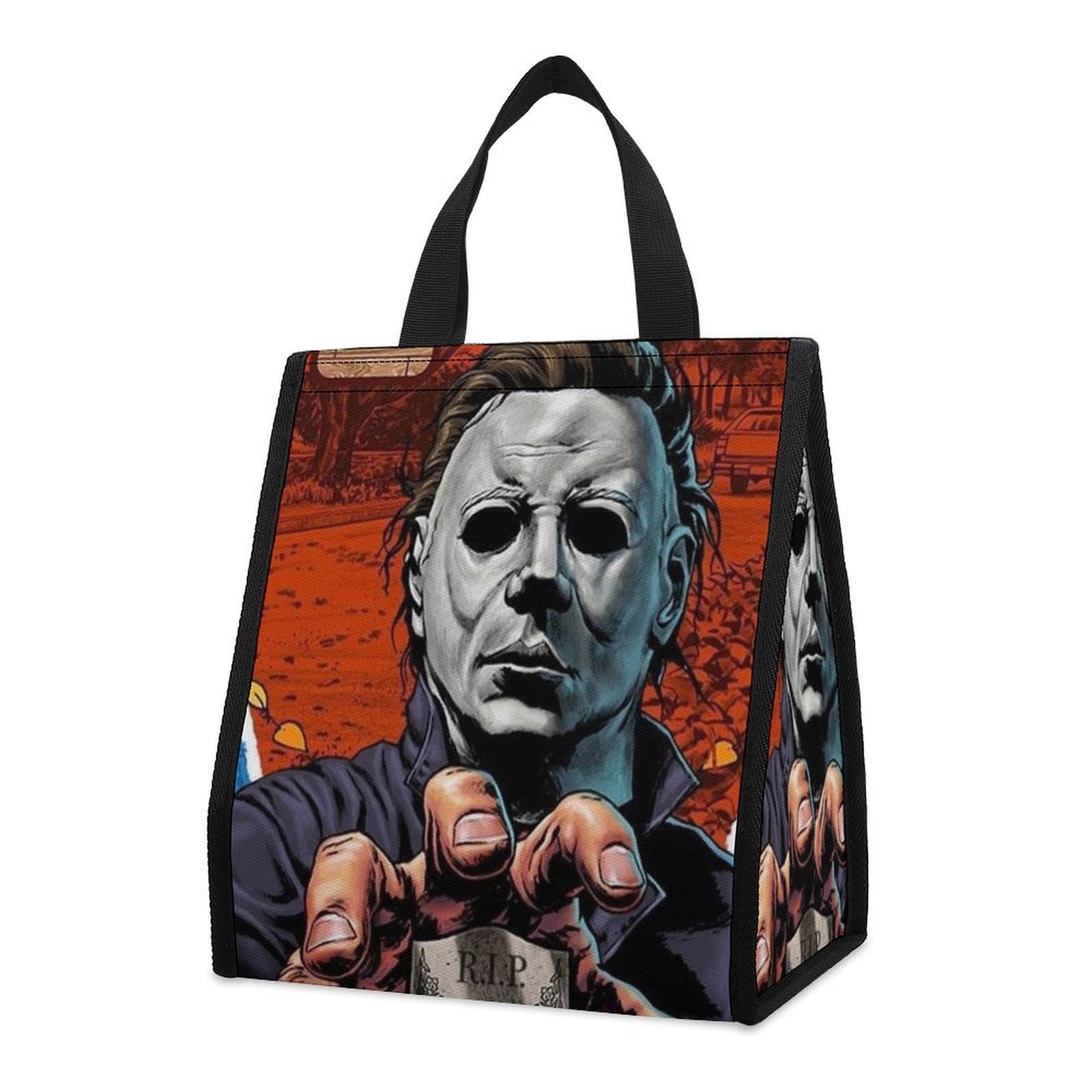 Michael Myers Halloween Lunch Bag Reusable Portable Lunch Tote Thermal ...