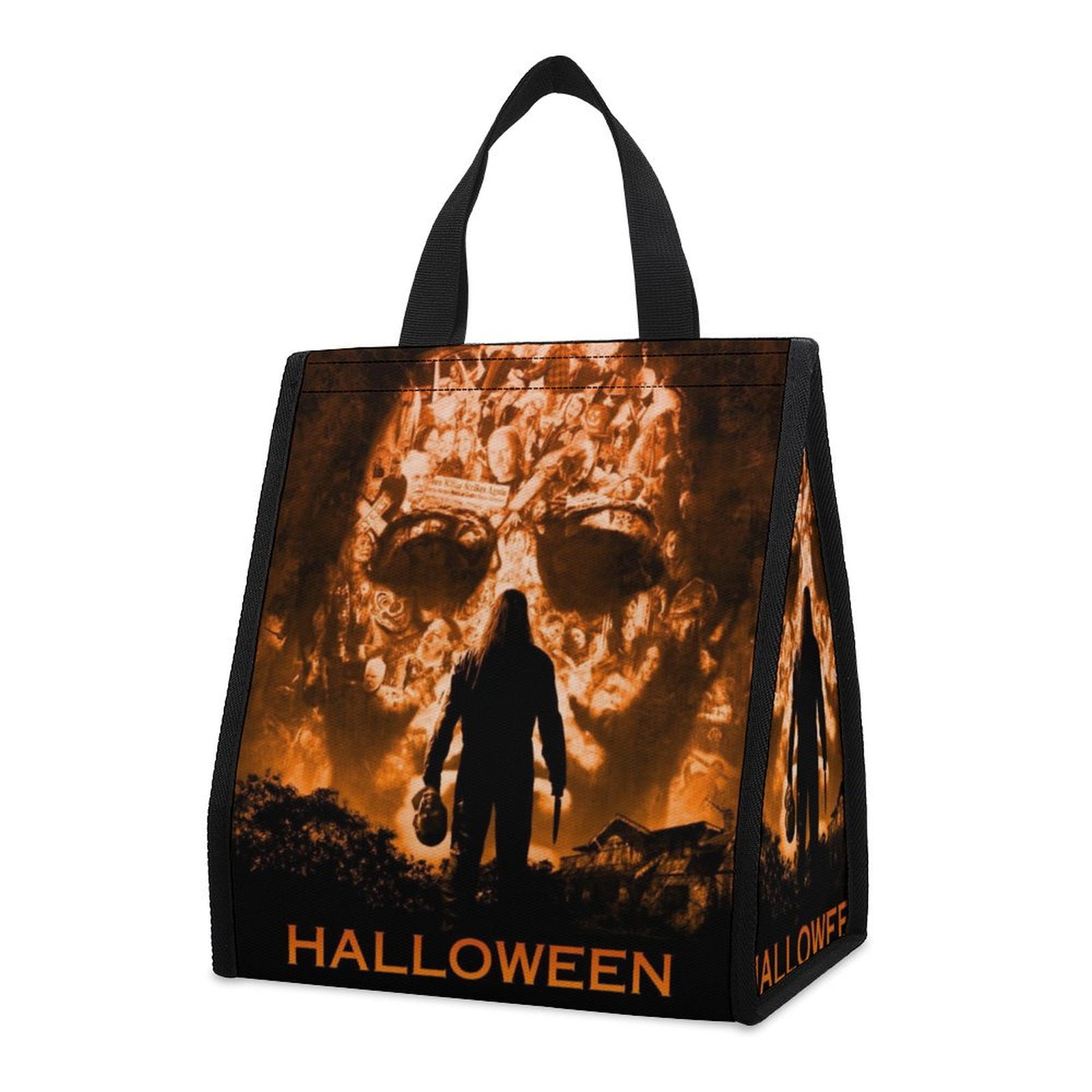 Michael Myers Halloween Lunch Bag Reusable Portable Lunch Tote Thermal ...