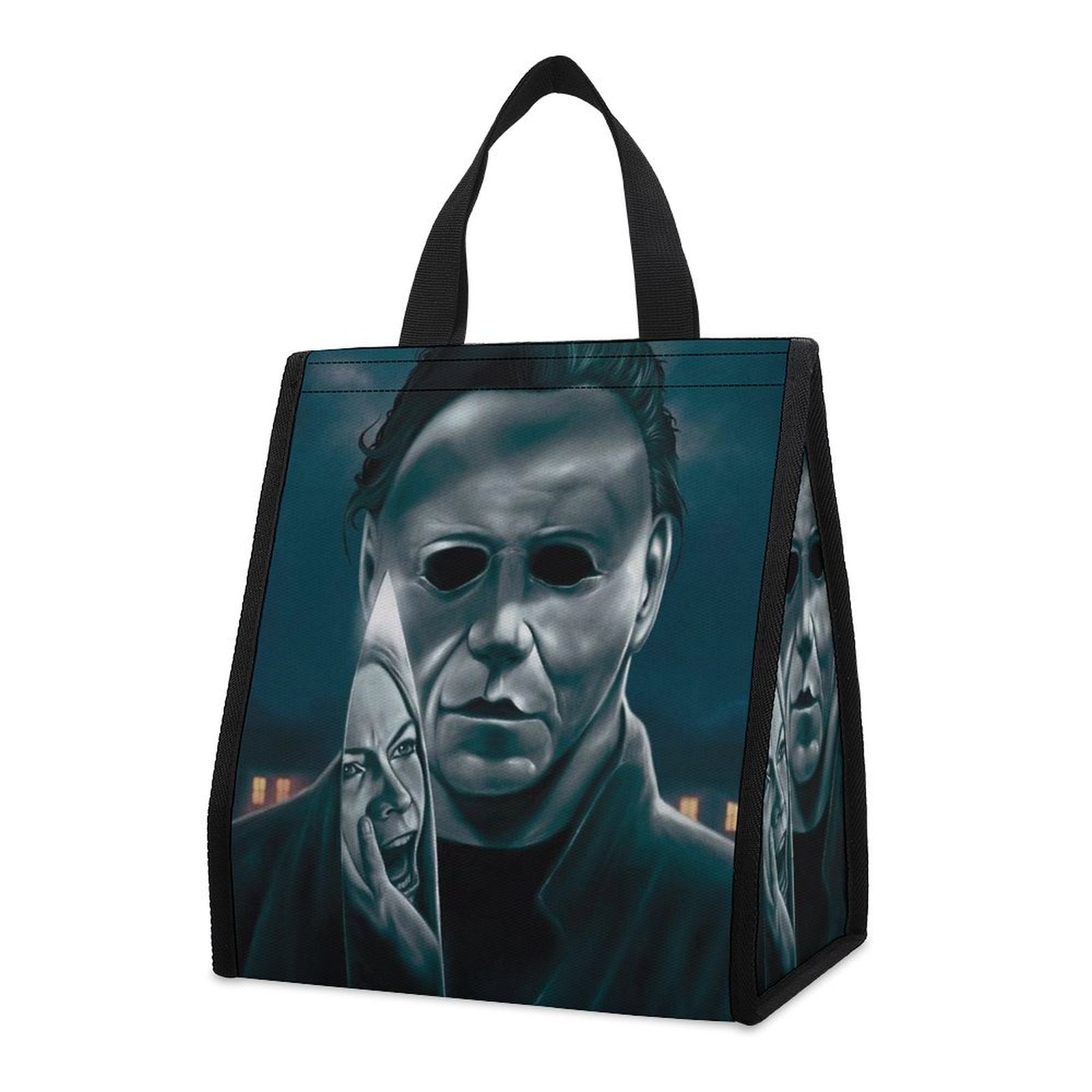 Michael Myers Halloween Lunch Bag Reusable Portable Lunch Tote Thermal ...