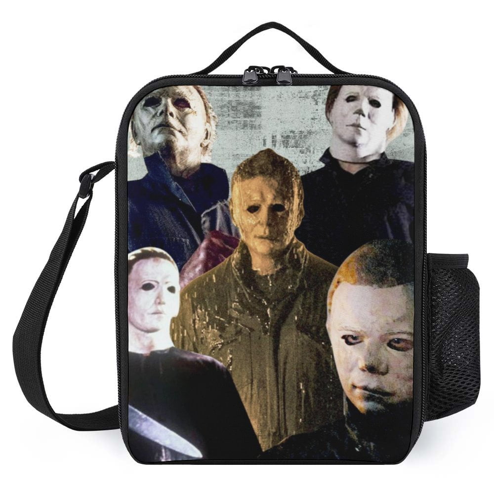 Michael Myers Halloween Lunch Bags Shoulder Bag Reusable Lunch-Box ...
