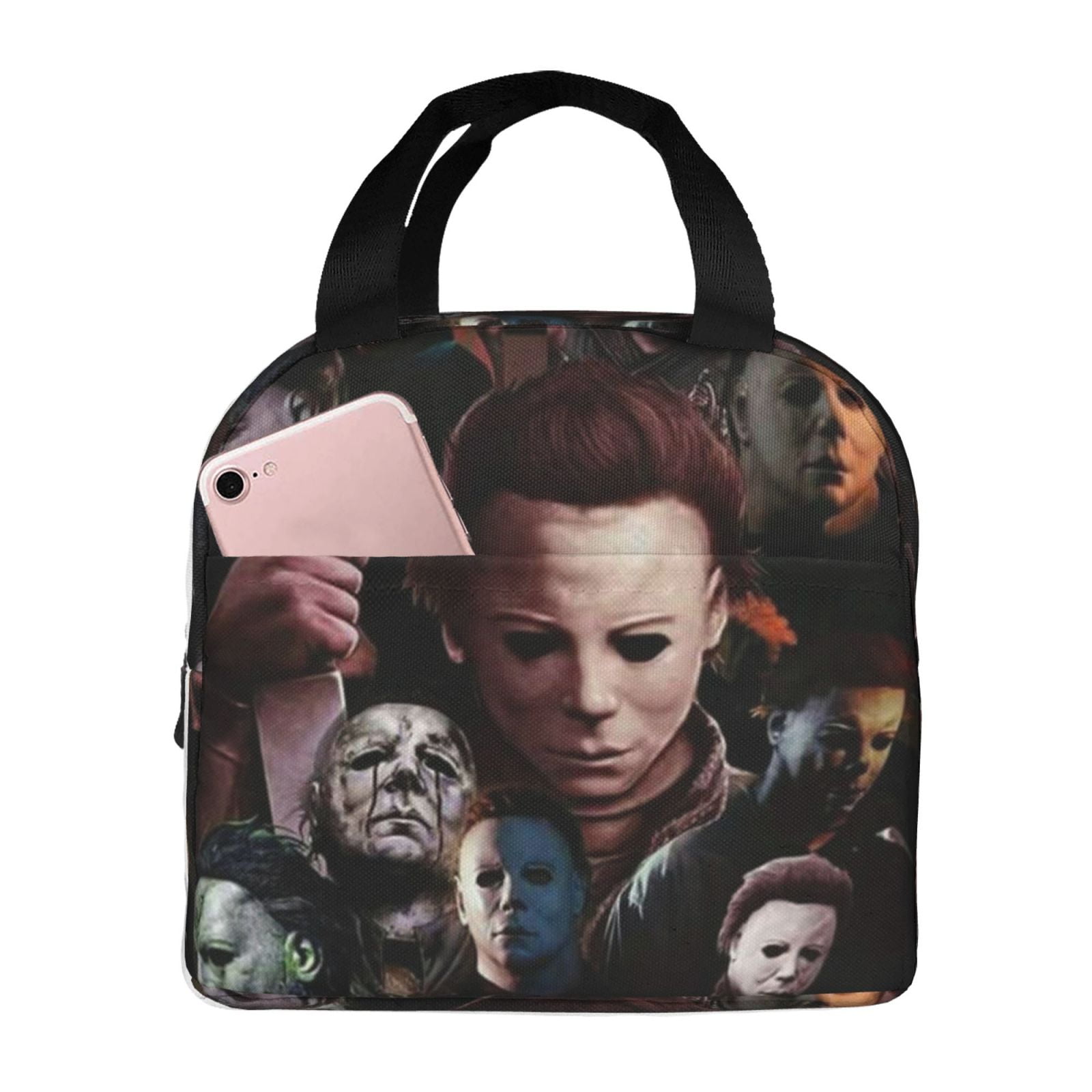 Michael Myers Halloween Lunch Tote Bags Portable Insulated Lunch-Box ...
