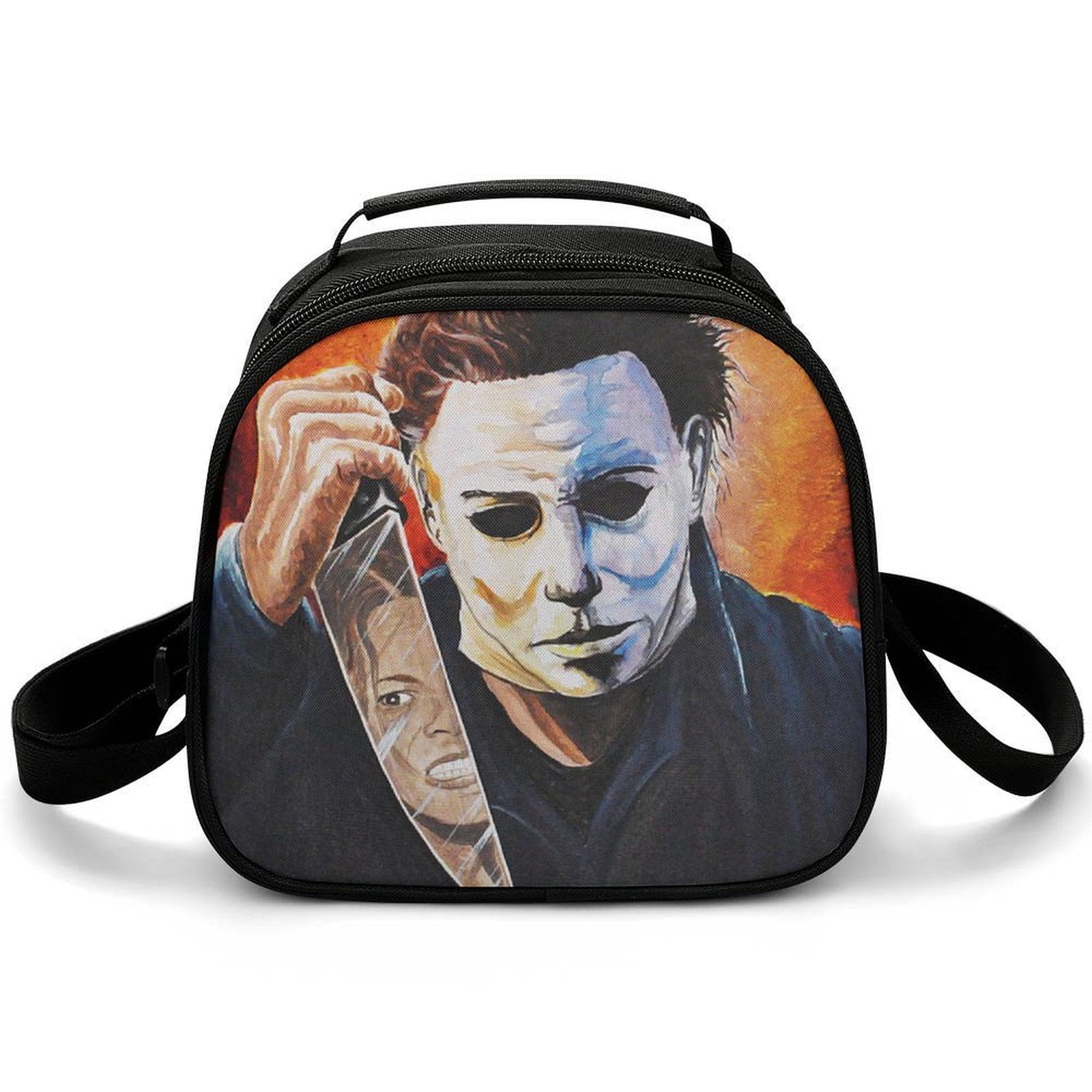Michael Myers Halloween Lunch Tote Bags Thermal Insulated Lunch Box ...