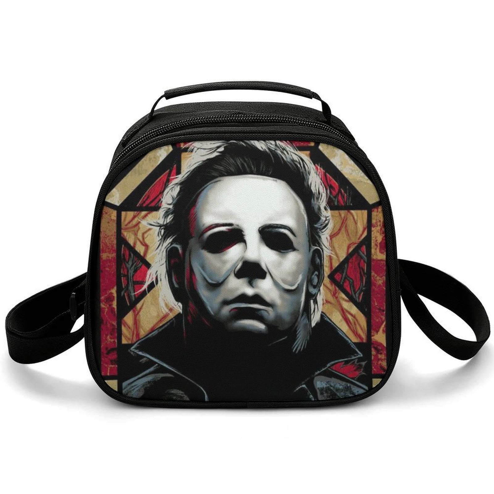 Michael Myers Halloween Lunch Tote Bags Thermal Insulated Lunch Box ...