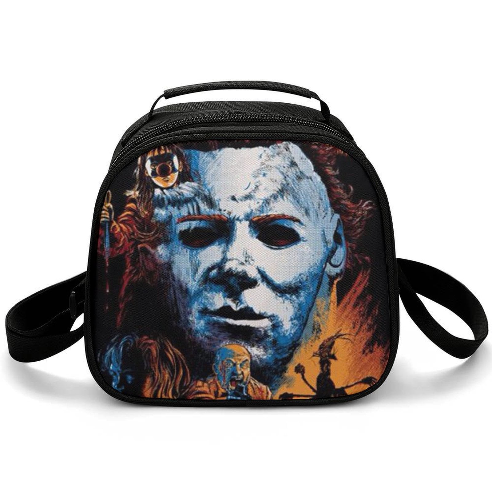Michael Myers Halloween Lunch Tote Bags Thermal Insulated Lunch Box ...