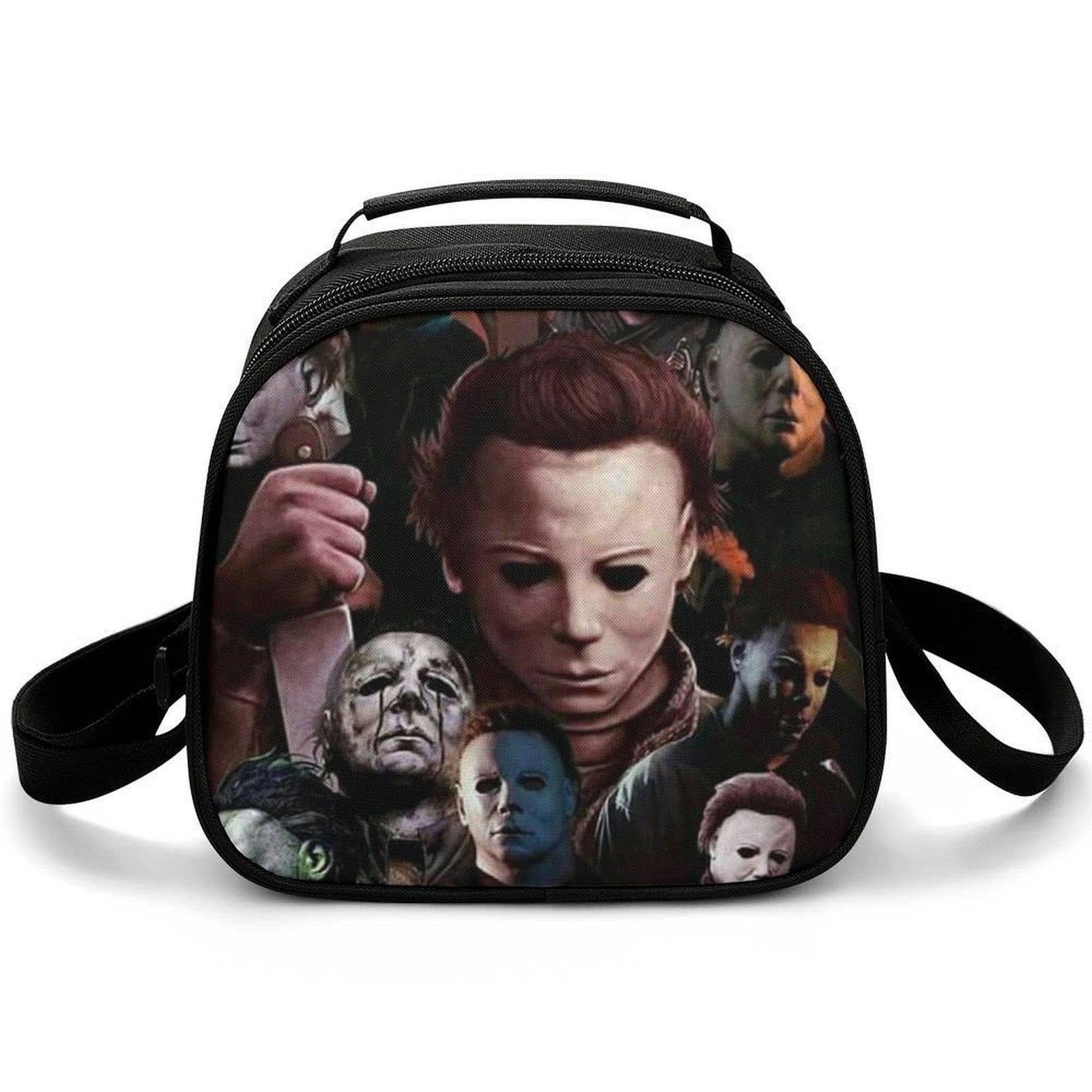 Michael Myers Halloween Lunch Tote Bags for Kids Thermal Insulated ...