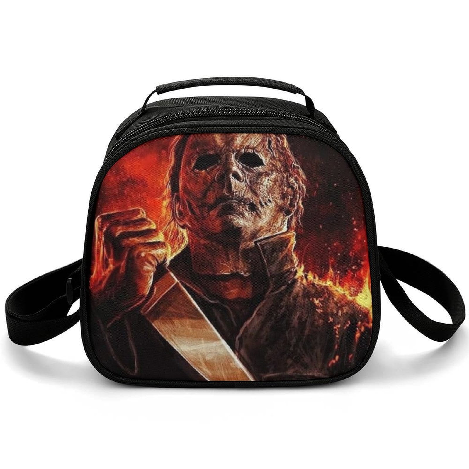 Michael Myers Halloween Lunch Tote Bags Thermal Insulated Lunch Box ...