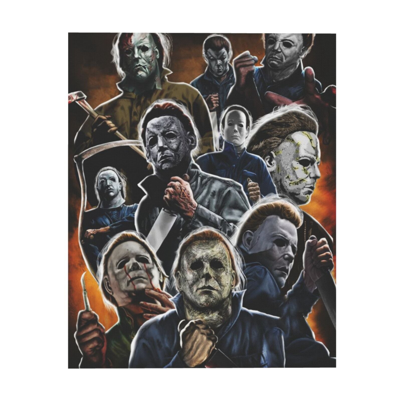 Michael Myers Halloween Movie Canvas Decorative Poster Unframed Wall ...