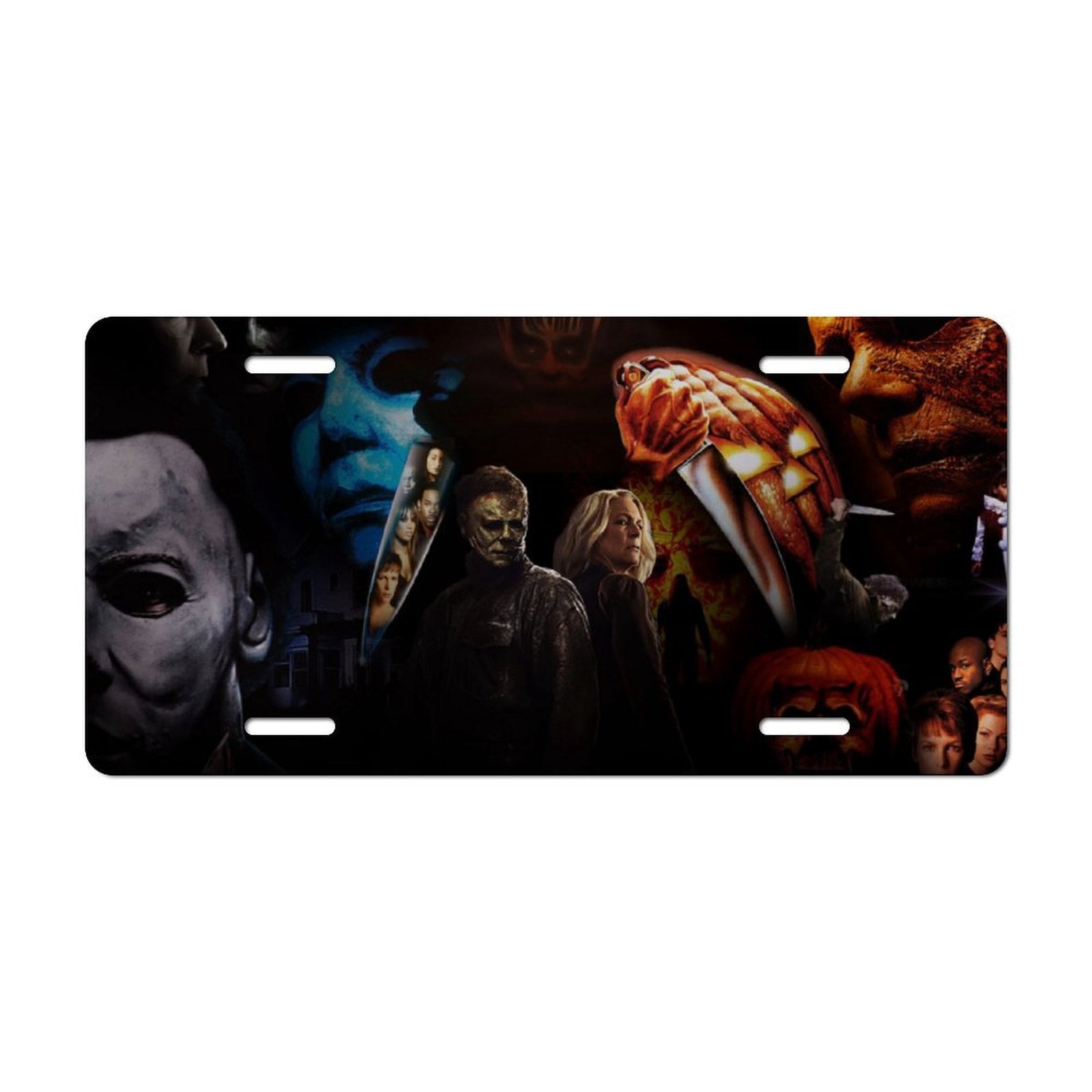Michael Myers Halloween Movie License Plate Cover Aluminum For Various ...