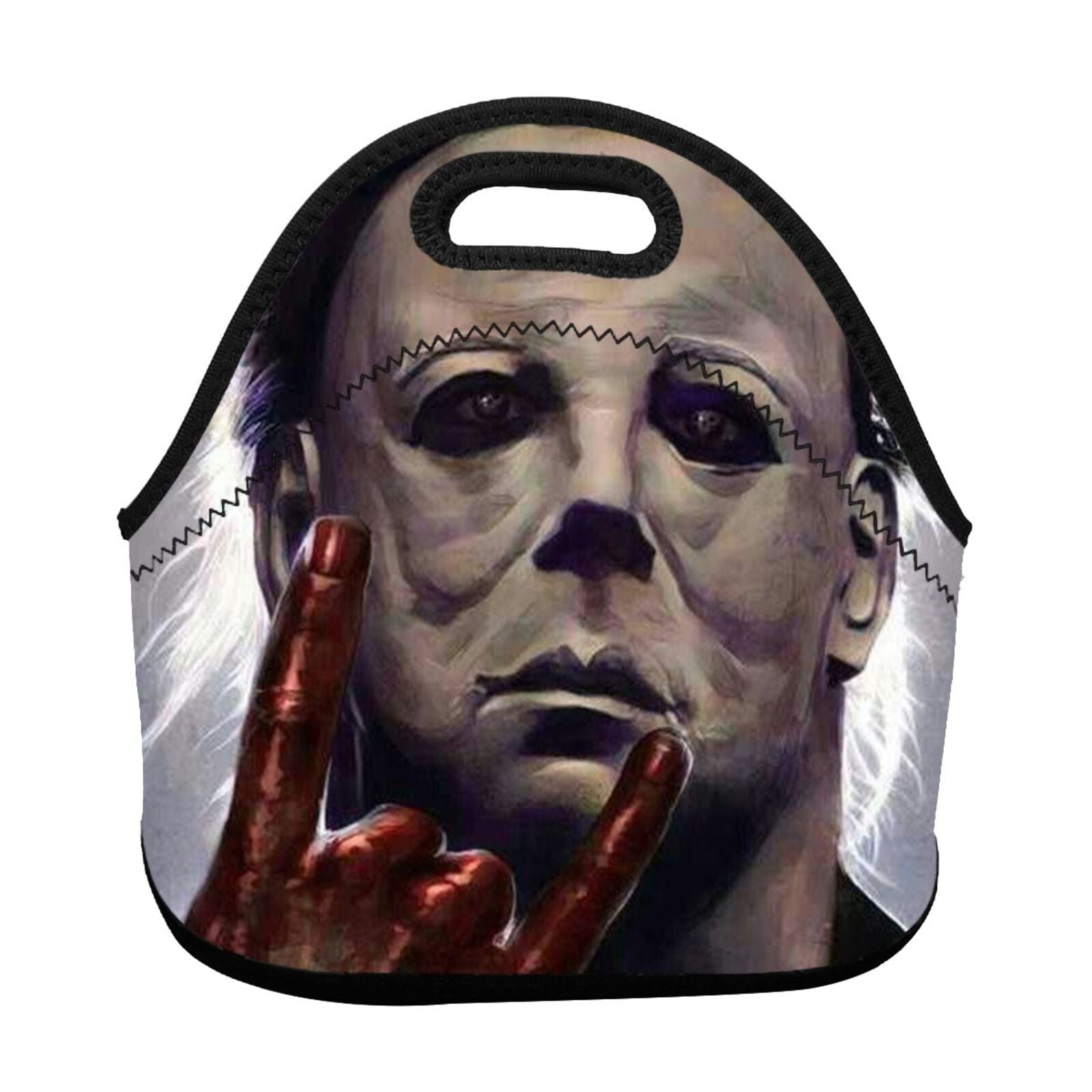 Michael Myers Halloween Neoprene Lunch Bags Reusable Lunchbox Food ...