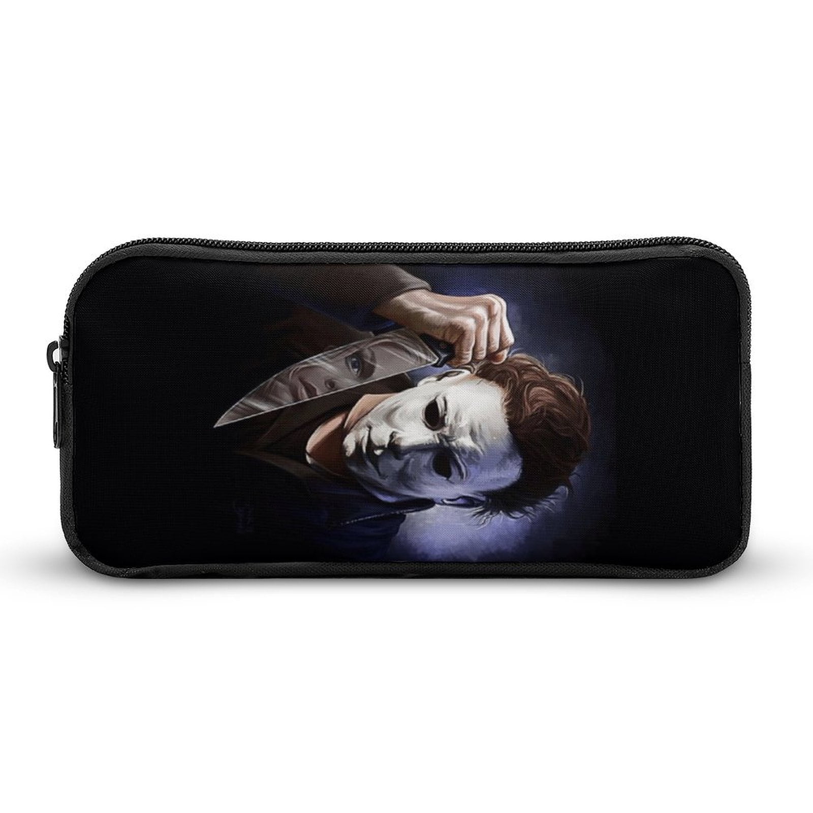 Michael Myers Halloween Pencil Case Portable Pencil Bag Zipper Cosmetic ...