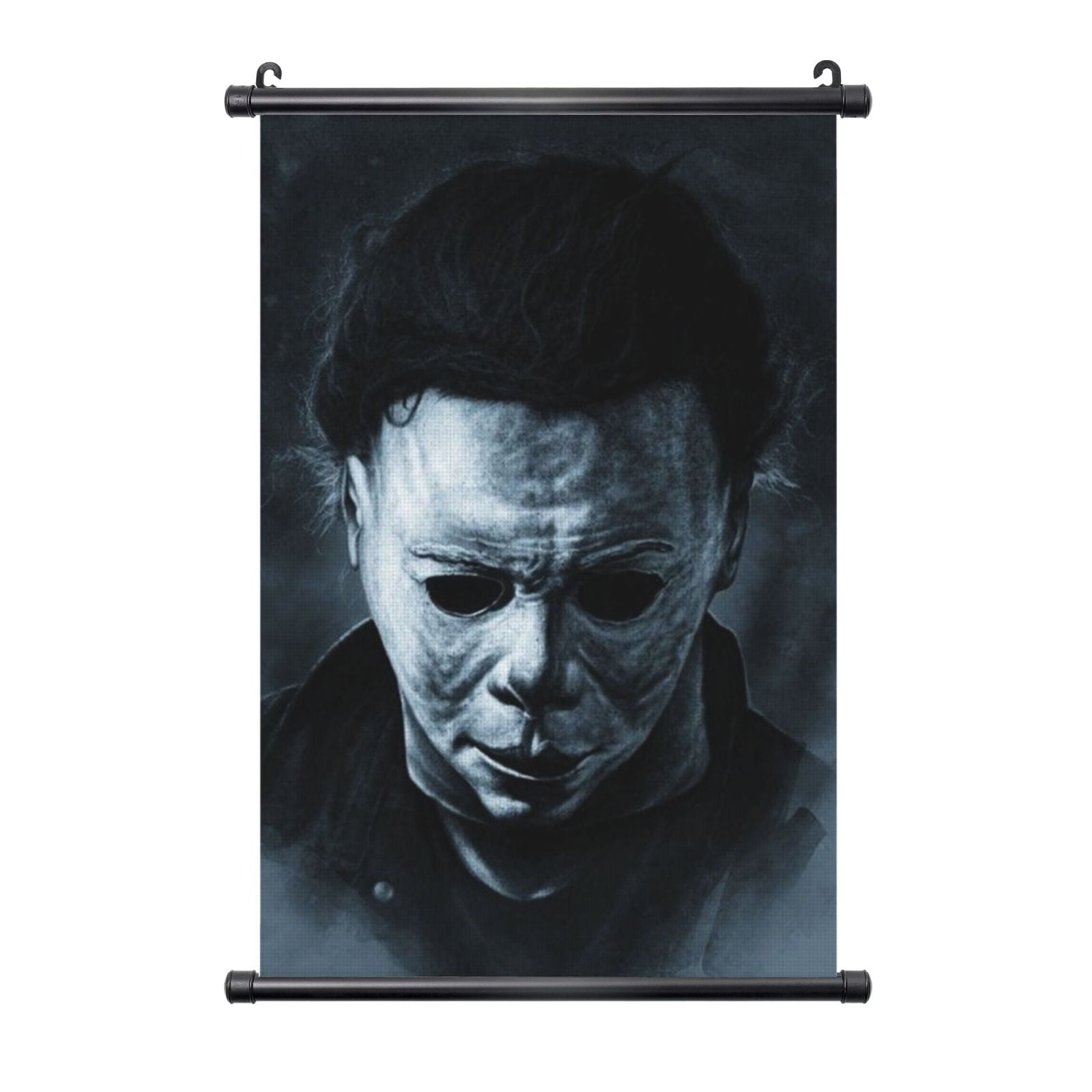 Michael Myers Halloween Poster Black Plastic Shaft Hanging Posters Wall ...