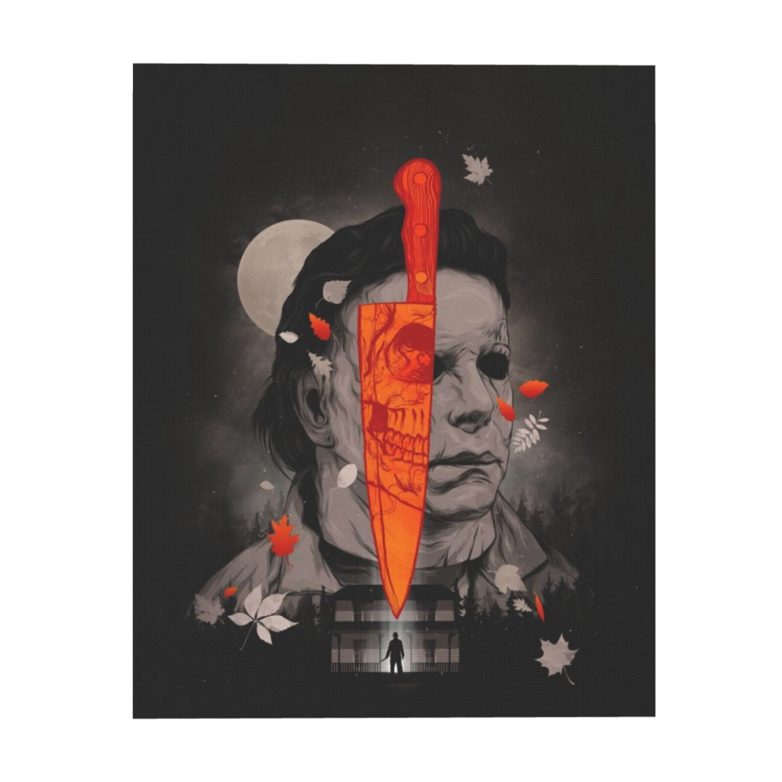 Michael Myers Halloween Poster Canvas Decorative Poster Unframed Wall ...