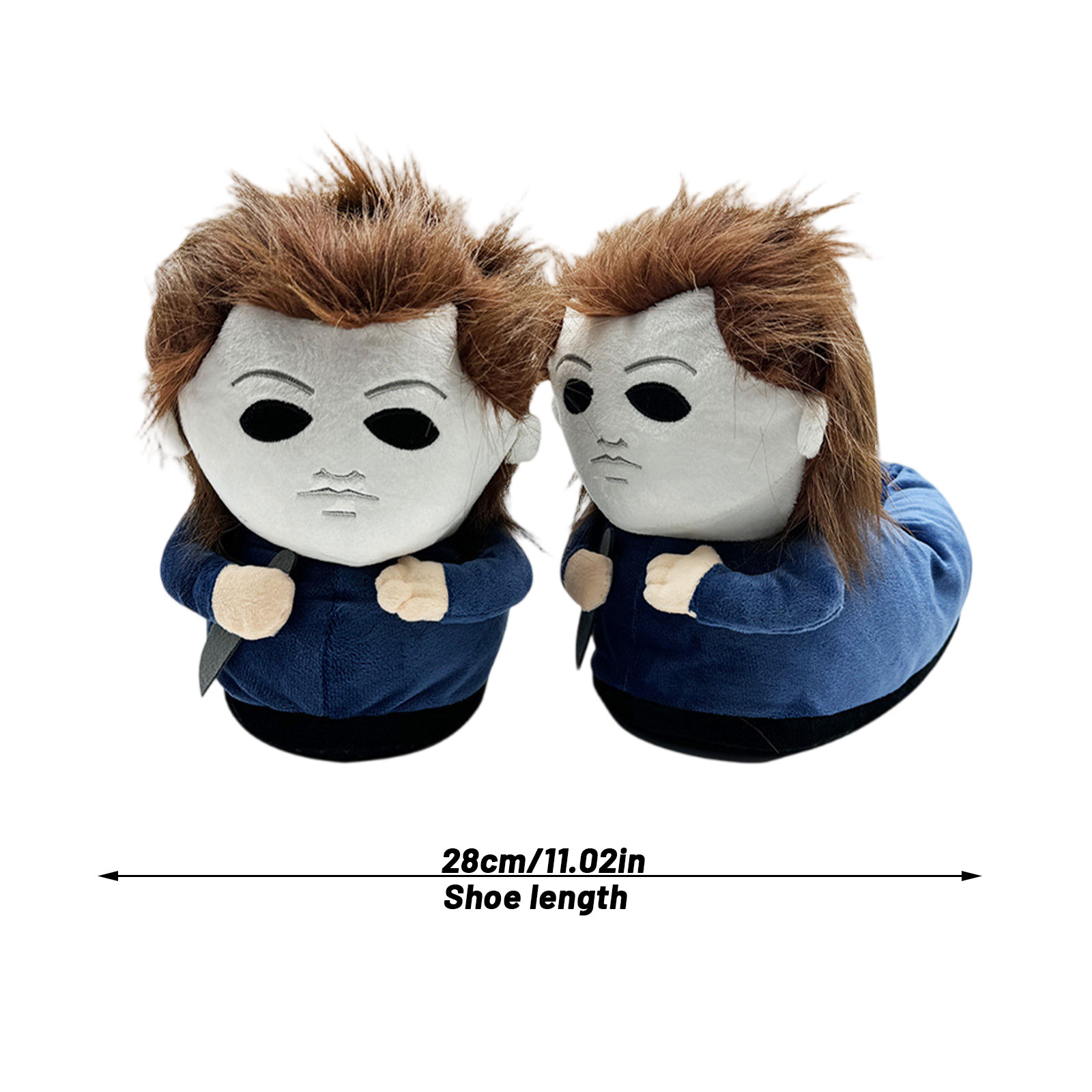Michael Myers Halloween Slippers for Adults, Halloween Movie Horror ...