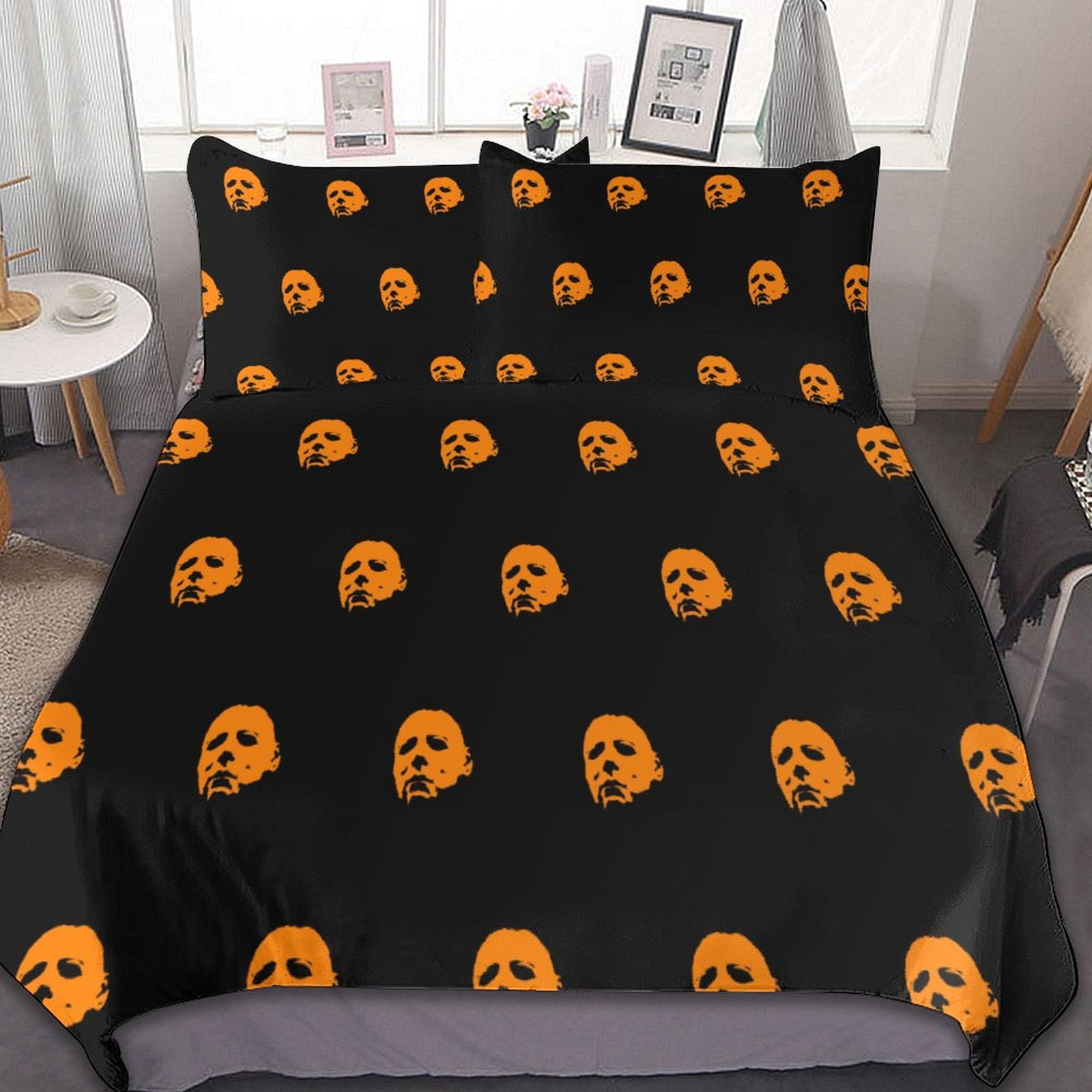 Michael Myers Horror Halloween 3 Piece Bedding Sets Decor Comforter ...