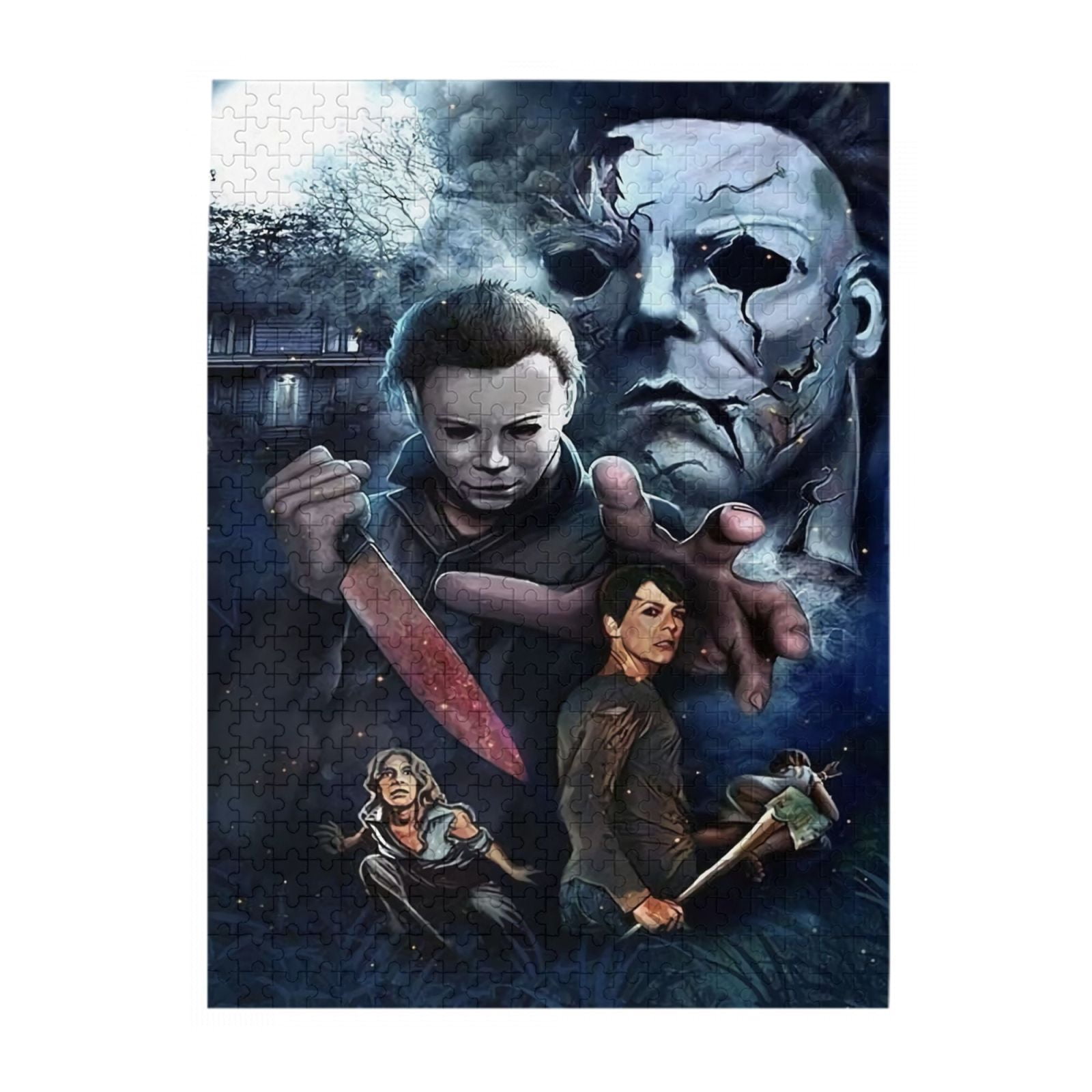 Michael Myers Horror Jigsaw Puzzles 500 Piece Wooden Memory Agility ...