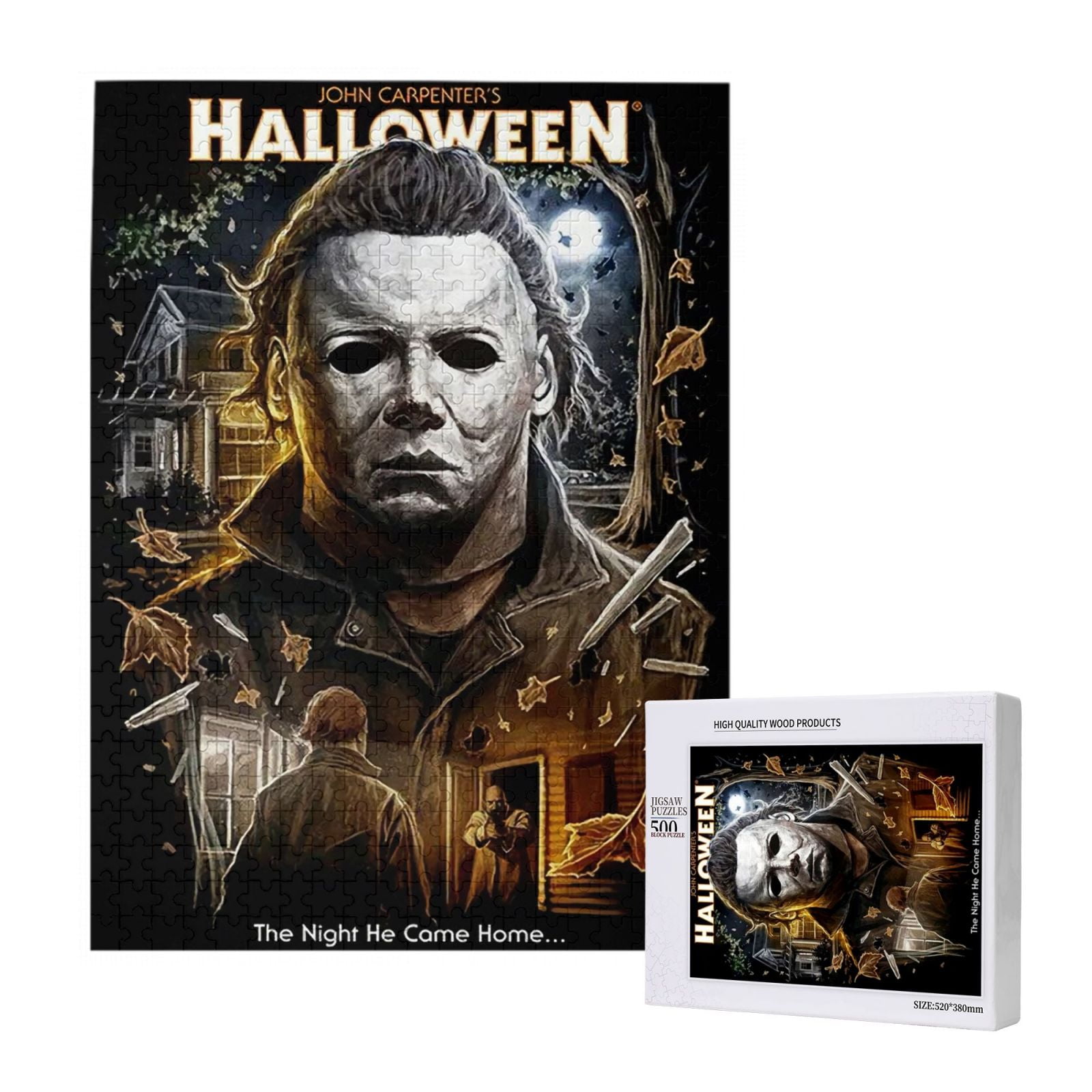 Michael Myers Jigsaw Puzzle Interactive Brain Teaser Board Game for ...
