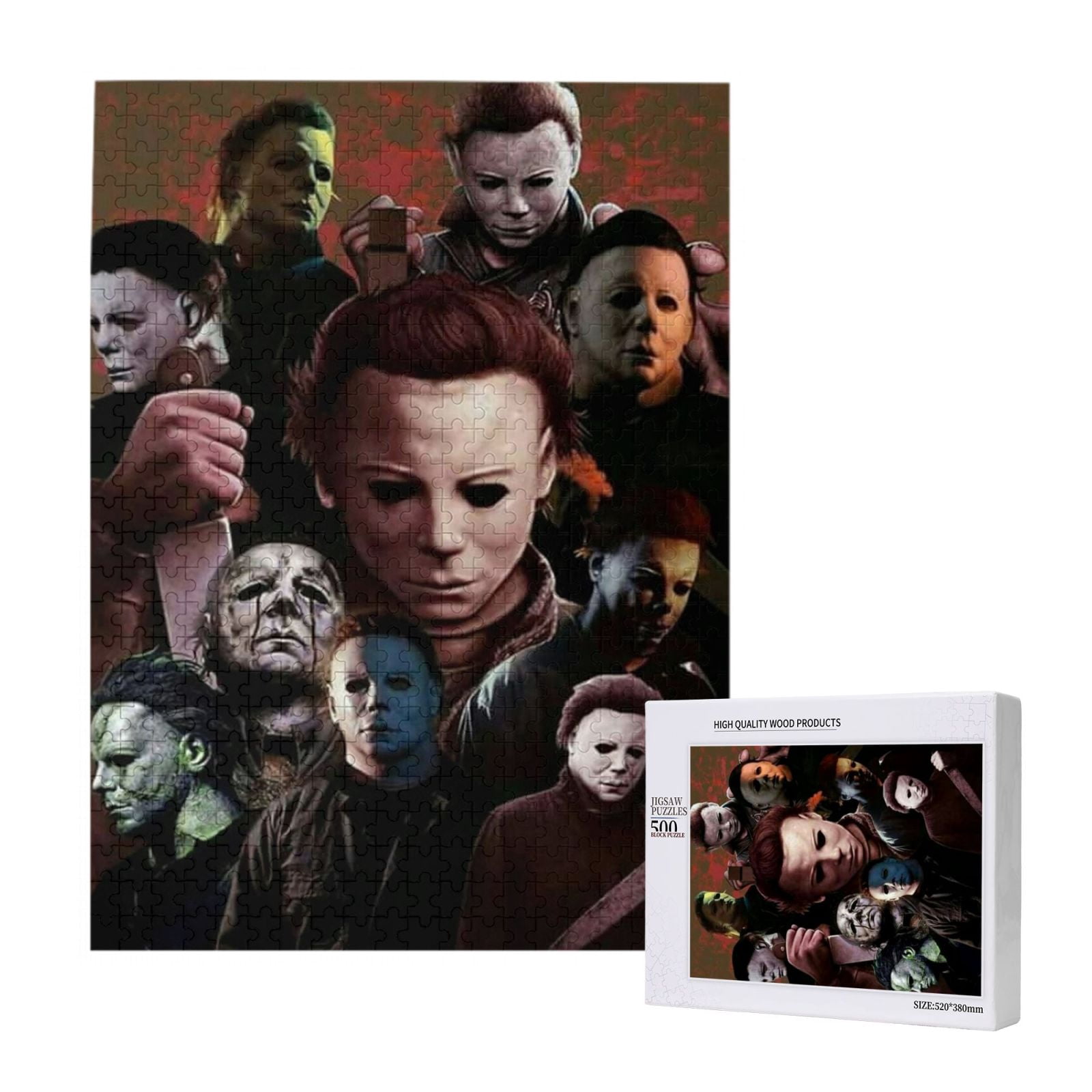 Michael Myers Jigsaw Puzzle Interactive Brain Teaser Board Game for ...