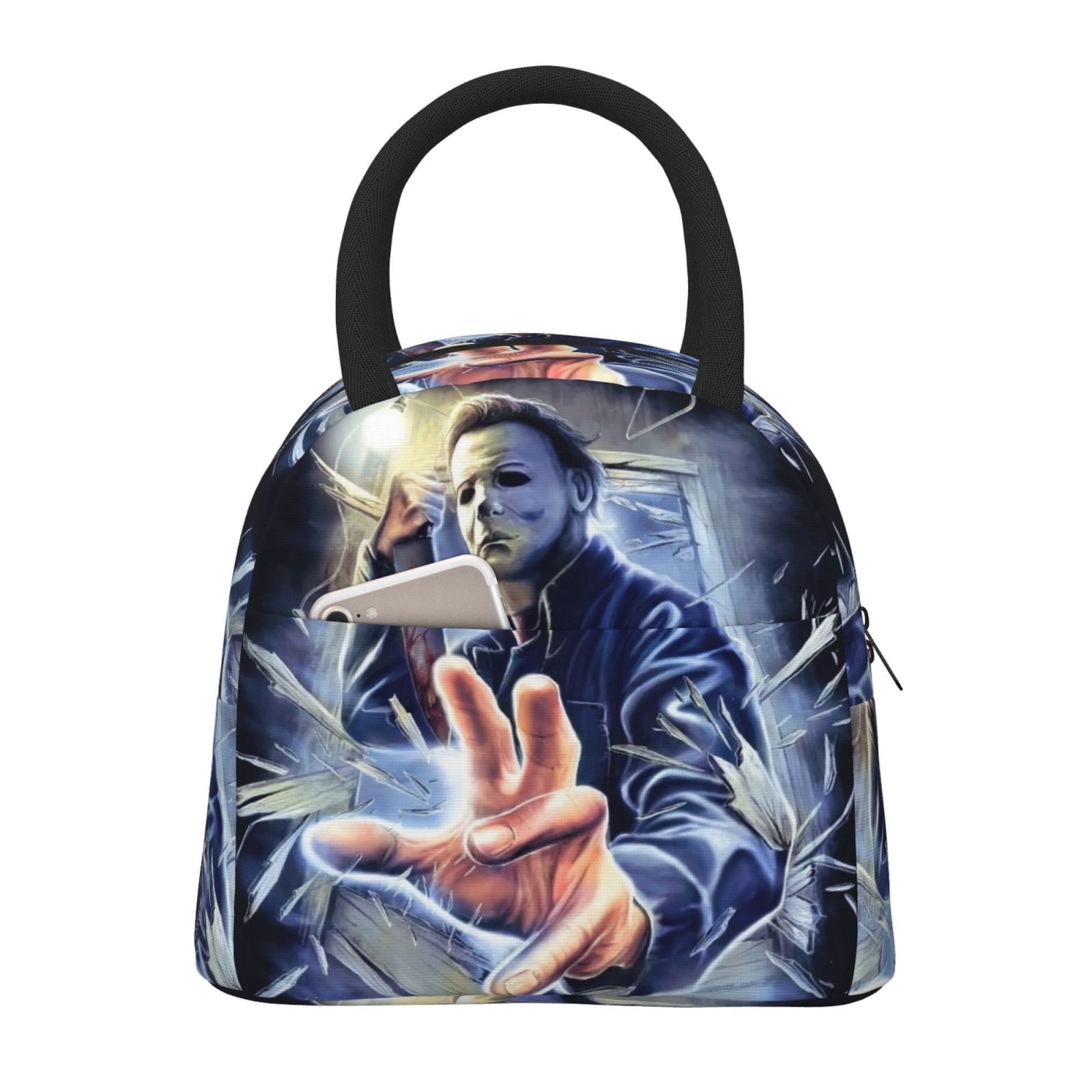 Michael Myers Lunch Bag Portable Insulated Lunch Box Cooler Tote Bag ...