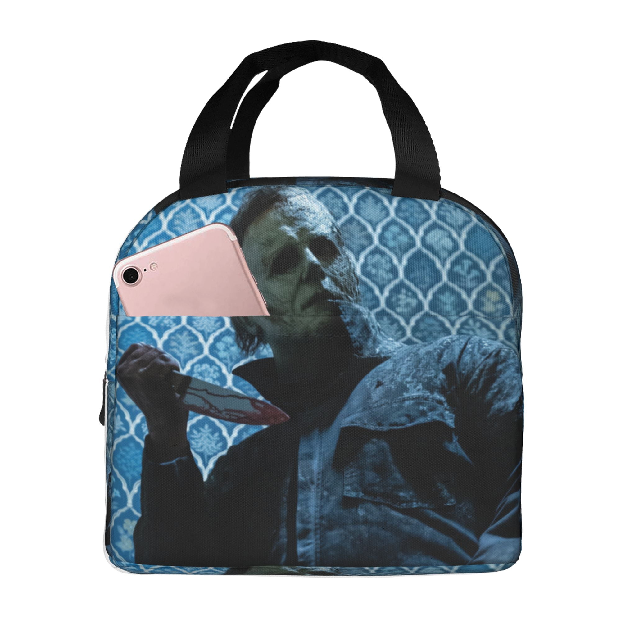 Michael Myers Lunch Bag Tote Bag Insulated Lunch Box Picnic Beach ...