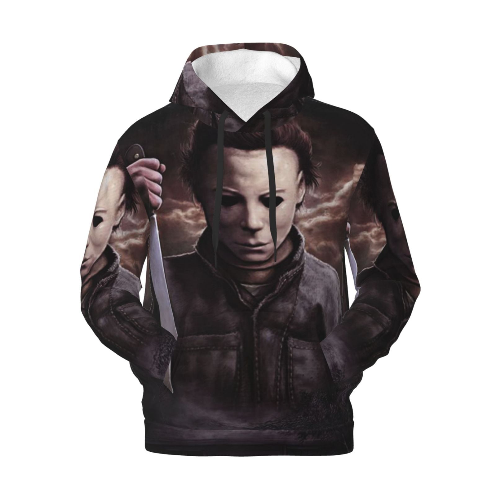 Michael Myers Men's Sweatshirt Hoodies Soft Plush Fleece Pullover ...