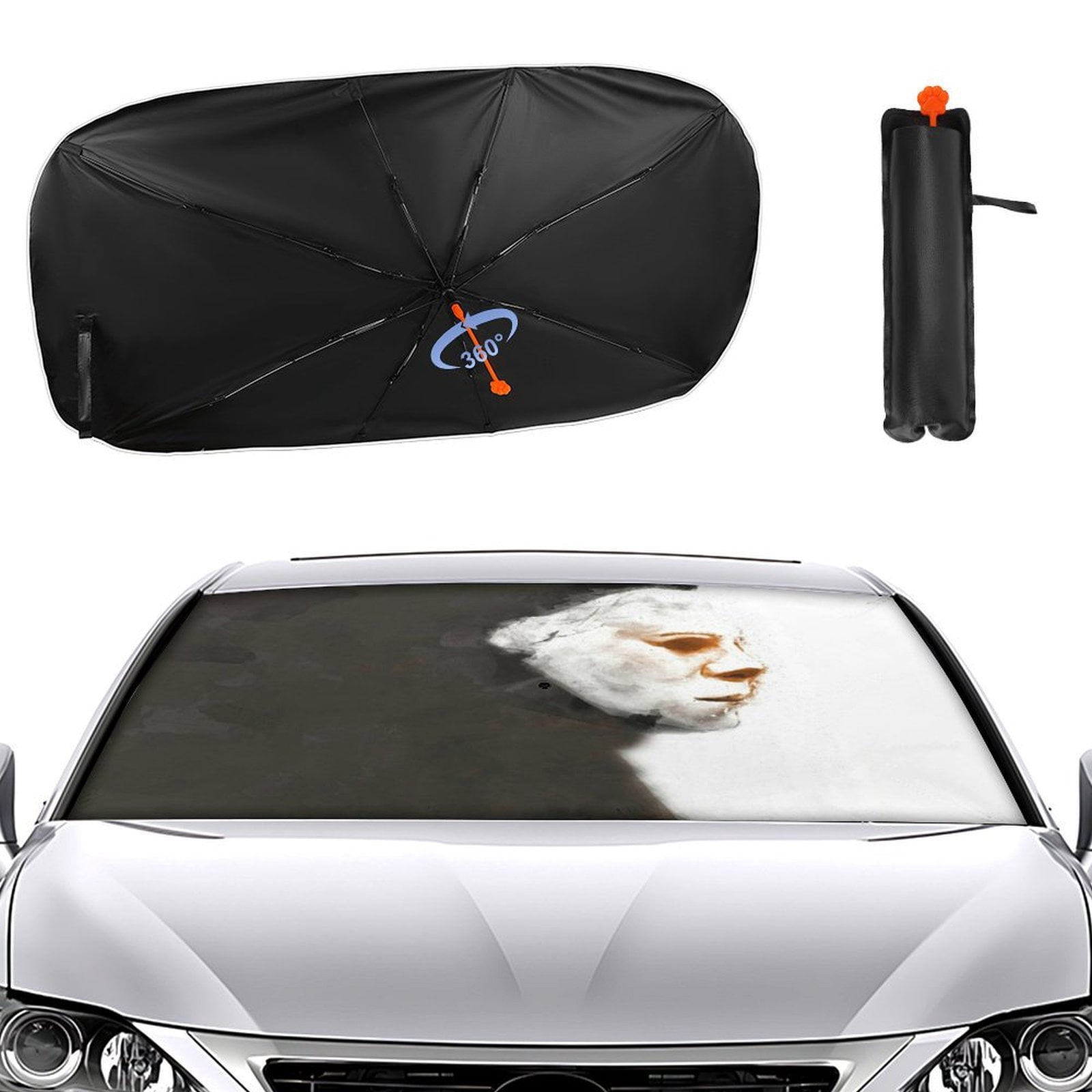 Michael Myers Movie Horror Car Sunshade Umbrella For Car SUV Trucks ...