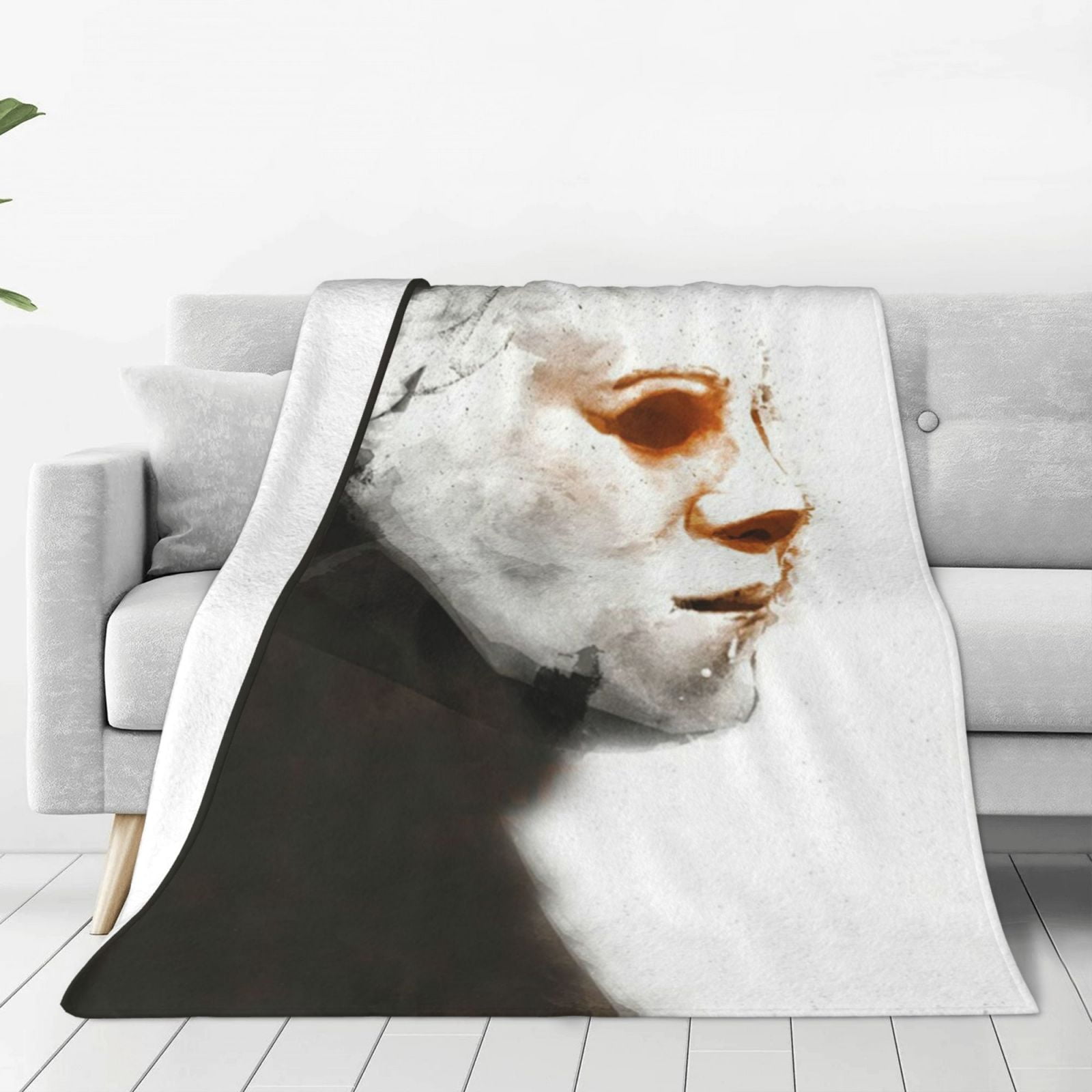 Michael Myers Movie Horror Flannel Blanket Cozy Ultra-Soft Micro Fleece ...