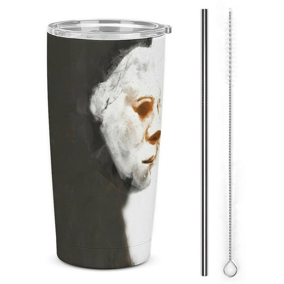Michael Myers Movie Horror Stainless Steel Car Cup Daily Thermal Vacuum ...