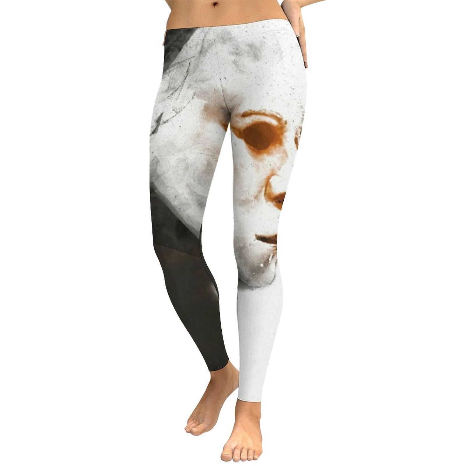 Michael Myers Movie Horror Women's Yoga Pants High Waisted Tummy ...