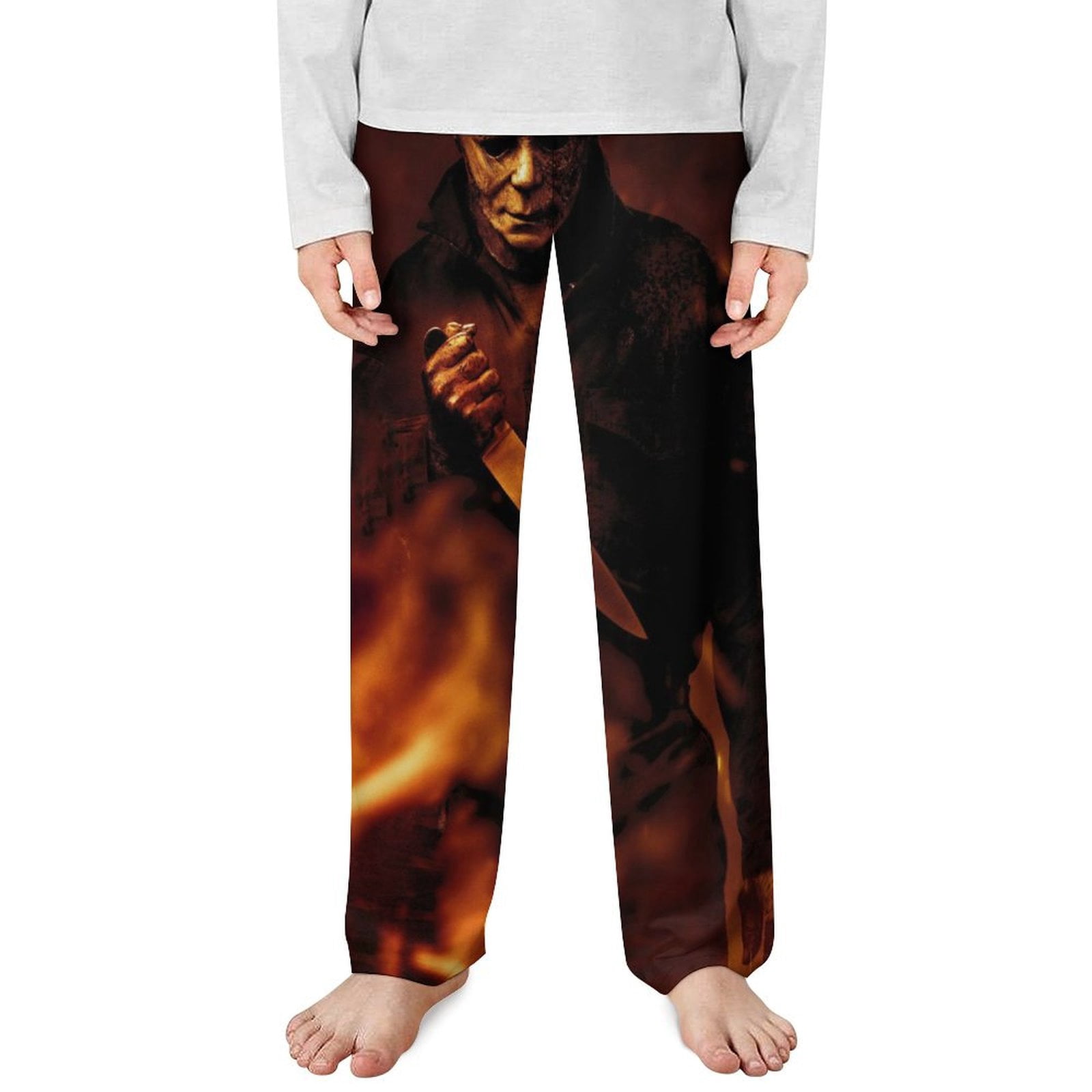 Michael Myers Pajama Pants Long Sleep Pant Pajama Bottoms Drawstring ...