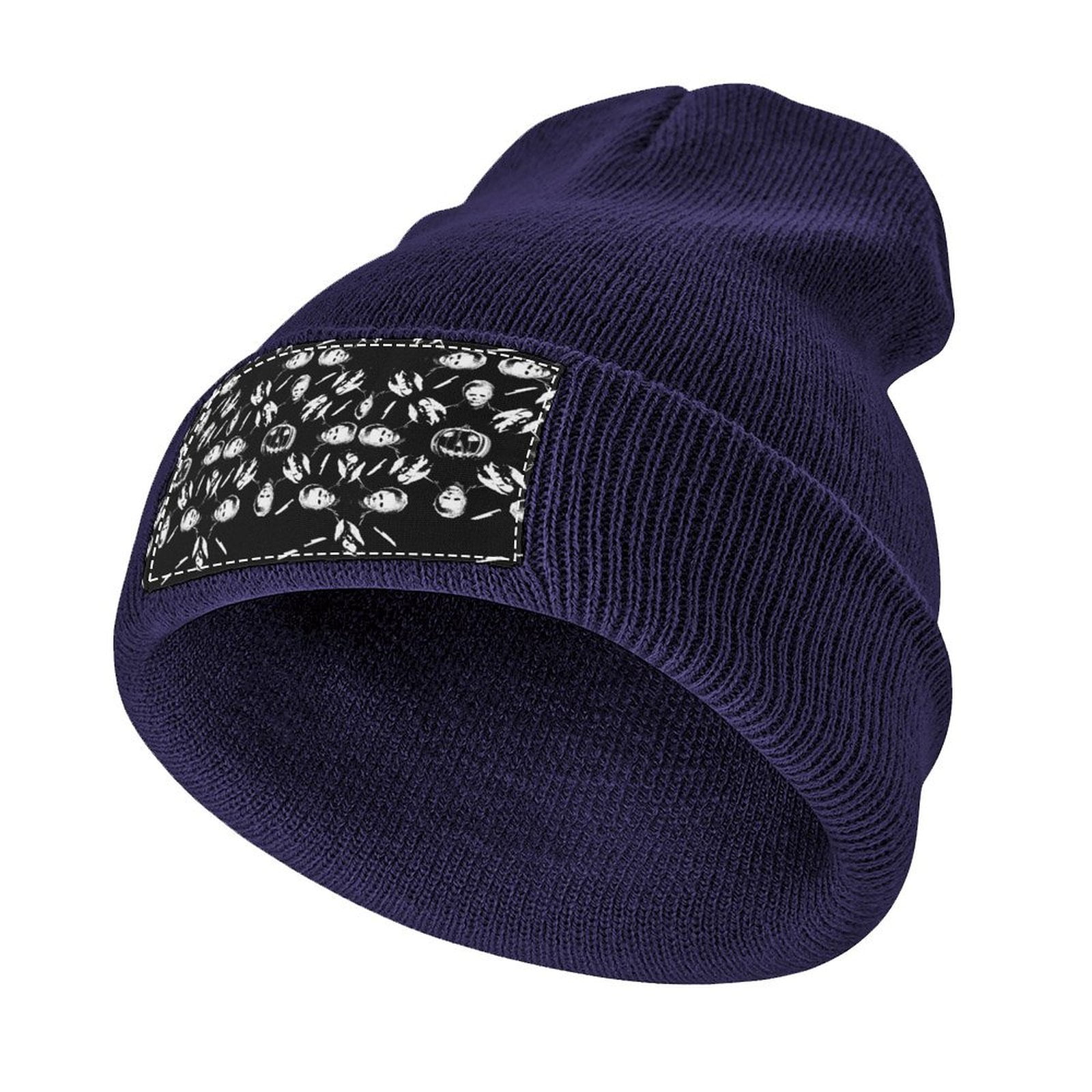 Michael Myers Pattern Stretchable Knitted Beanie Hat Daily Winter ...