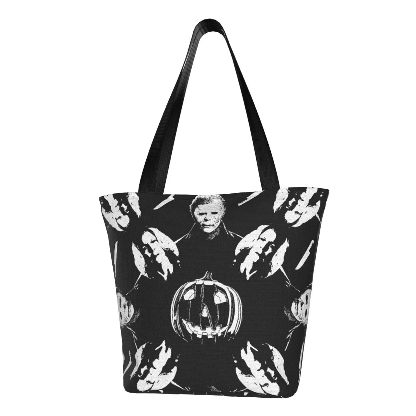 Michael Myers Pattern Women's Tote Bag Large Capacity Shoulder Handbag ...
