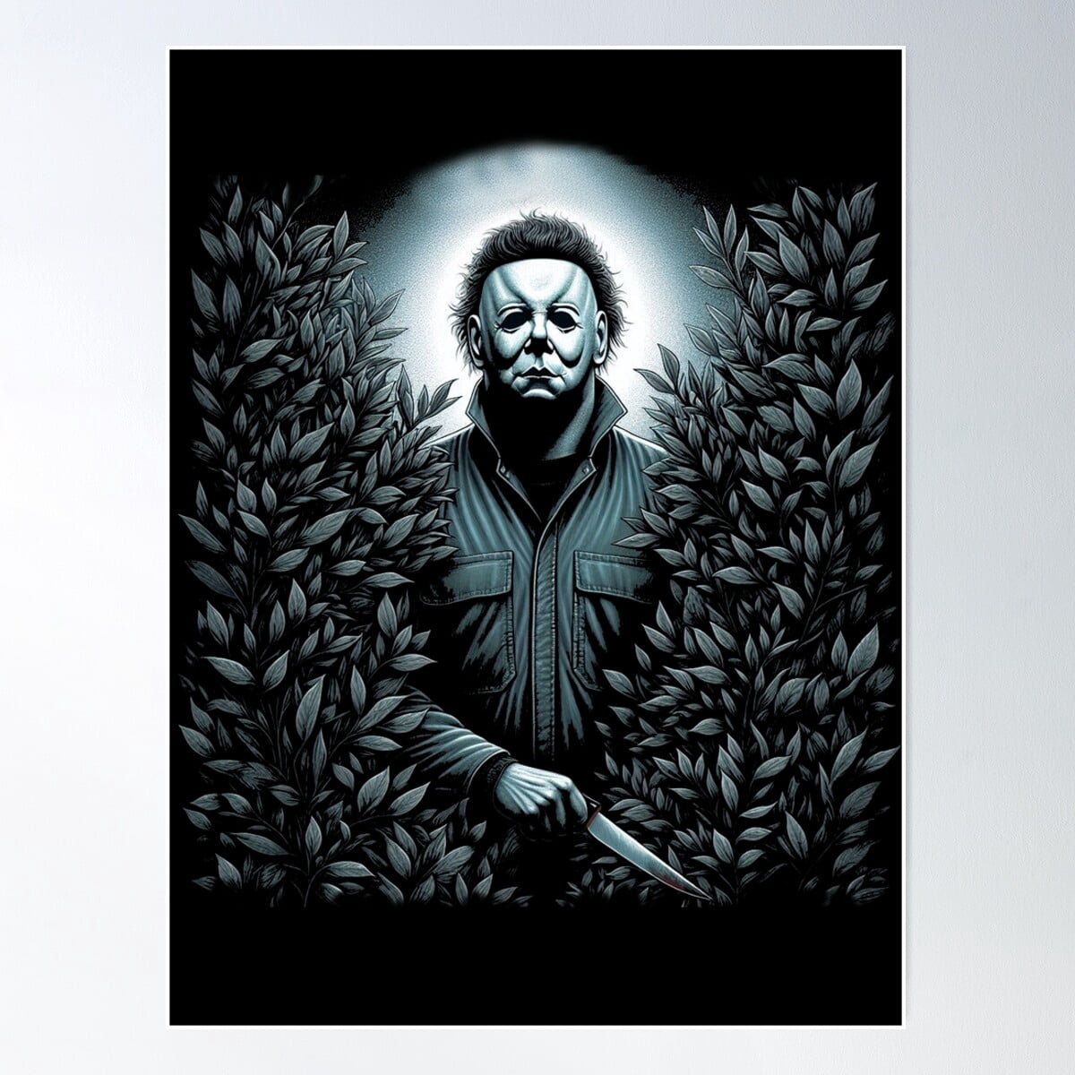 Michael Myers Poster Wall Art, Modern Wall Decor For Living Room ...