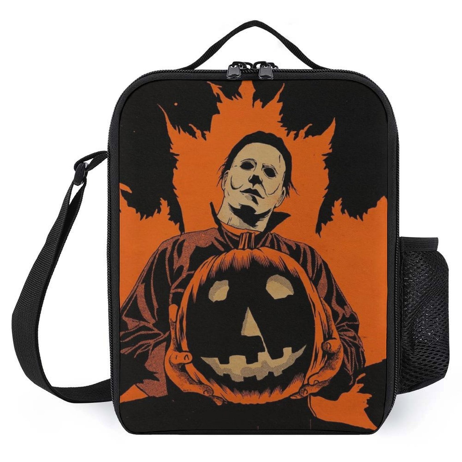 Michael Myers Pumpkin Lunch Bag Portable Thermal Insulation And Cold ...